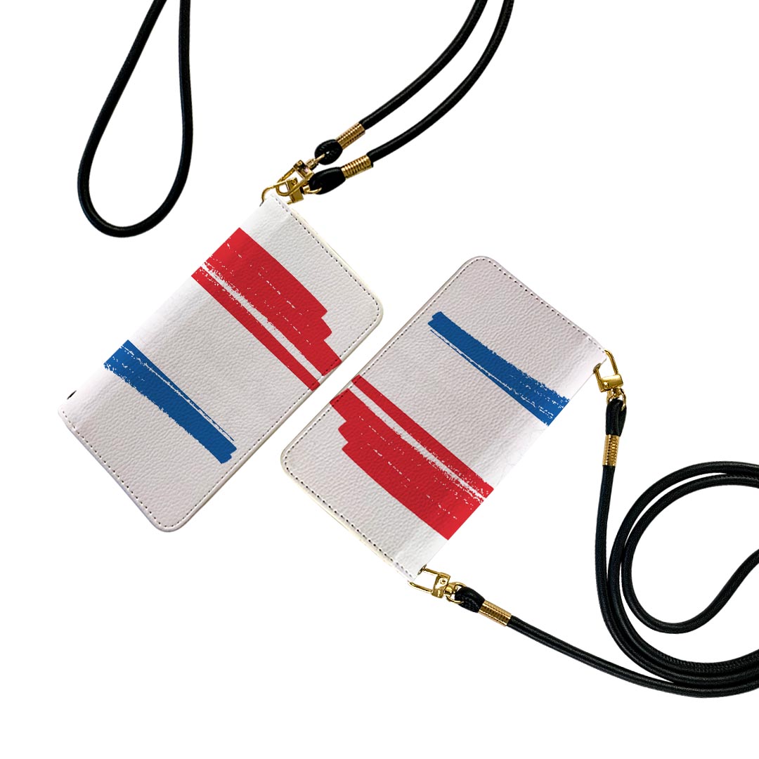 商品特徴・ショルダー付き手帳型スマホケース・シームレスな全面デザイン（内側は落ち着いたオフホワイト）・外側は高品質の人工革を使用・内側にはスマホを装着するケースが付属・機種専用のカメラホール仕様でケースを装着したままの撮影が可能・ワンセグや...