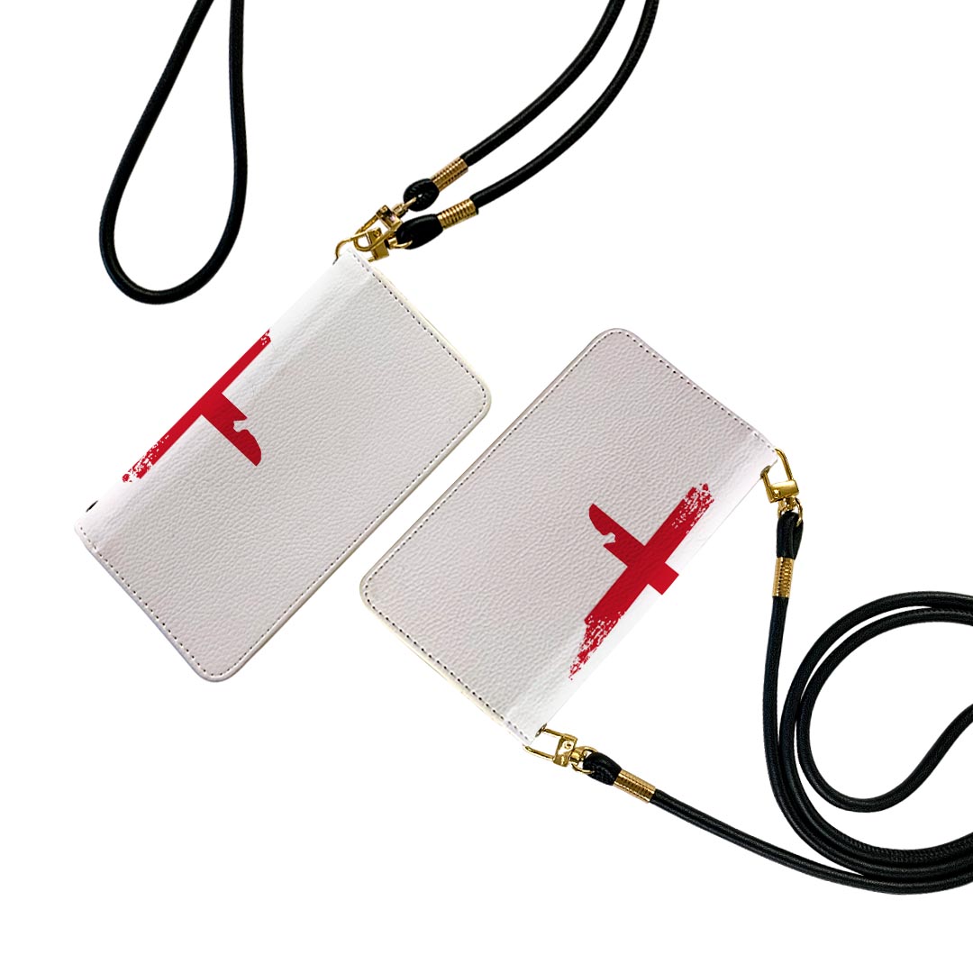 商品特徴・ショルダー付き手帳型スマホケース・シームレスな全面デザイン（内側は落ち着いたオフホワイト）・外側は高品質の人工革を使用・内側にはスマホを装着するケースが付属・機種専用のカメラホール仕様でケースを装着したままの撮影が可能・ワンセグや...