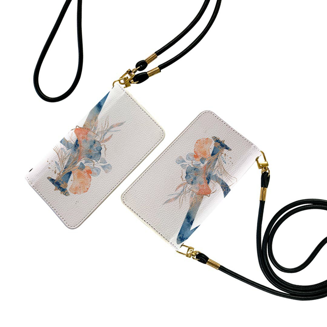 商品特徴・ショルダー付き手帳型スマホケース・シームレスな全面デザイン（内側は落ち着いたオフホワイト）・外側は高品質の人工革を使用・内側にはスマホを装着するケースが付属・機種専用のカメラホール仕様でケースを装着したままの撮影が可能・ワンセグや...