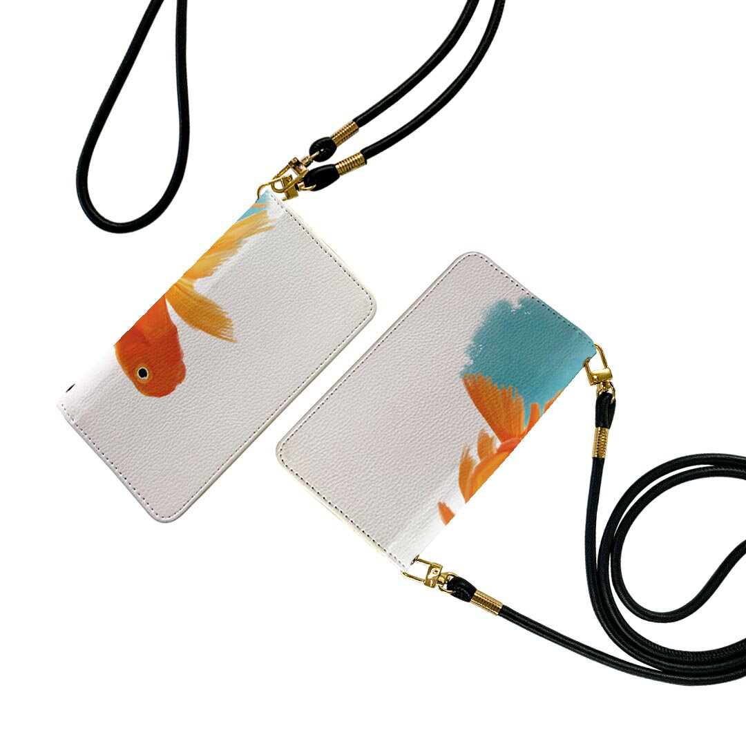 商品特徴・ショルダー付き手帳型スマホケース・シームレスな全面デザイン（内側は落ち着いたオフホワイト）・外側は高品質の人工革を使用・内側にはスマホを装着するケースが付属・機種専用のカメラホール仕様でケースを装着したままの撮影が可能・ワンセグや...