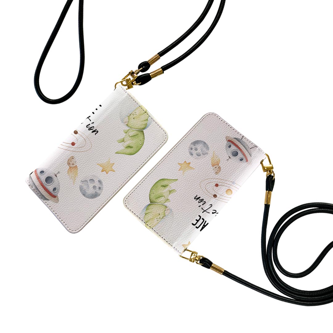 商品特徴・ショルダー付き手帳型スマホケース・シームレスな全面デザイン（内側は落ち着いたオフホワイト）・外側は高品質の人工革を使用・内側にはスマホを装着するケースが付属・機種専用のカメラホール仕様でケースを装着したままの撮影が可能・ワンセグや...