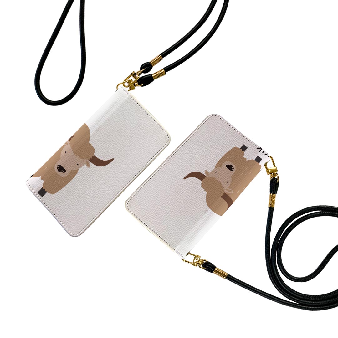 商品特徴・ショルダー付き手帳型スマホケース・シームレスな全面デザイン（内側は落ち着いたオフホワイト）・外側は高品質の人工革を使用・内側にはスマホを装着するケースが付属・機種専用のカメラホール仕様でケースを装着したままの撮影が可能・ワンセグや...