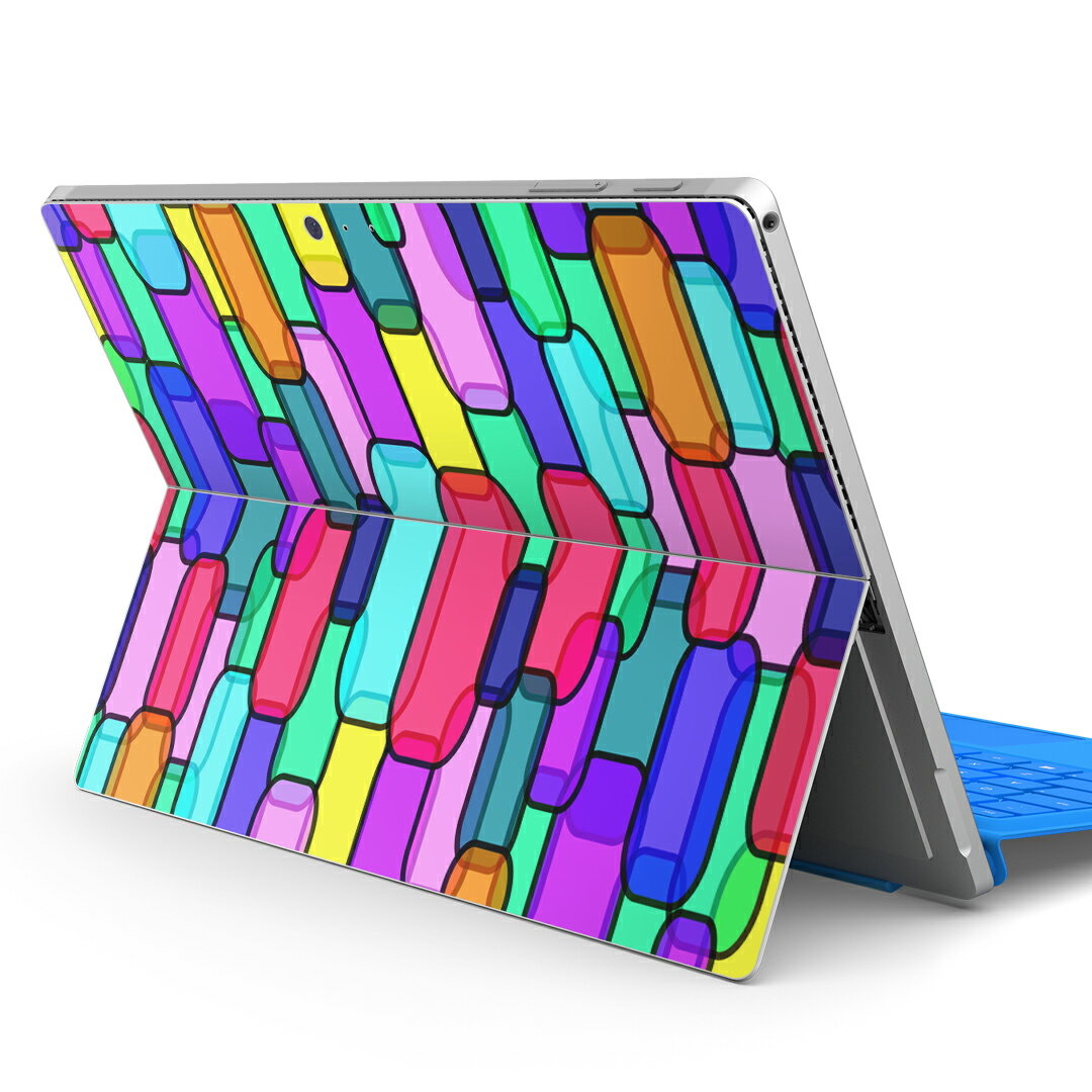 商品特徴・貼るだけでかんたん着せ替え、Surface pro 9 /pro 8 /pro X /pro 7 /2017 /4 専用デザインスキンシール・高精細プリントで写真と遜色のない仕上がり！半光沢シートでしっとりツヤのある表現力・ちょっ...