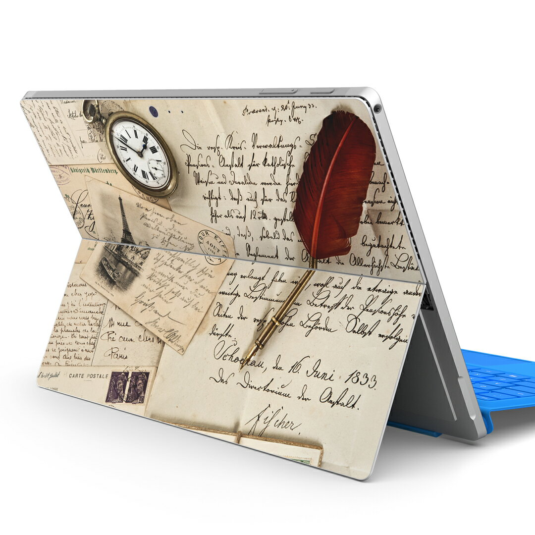 商品特徴・貼るだけでかんたん着せ替え、Surface pro 9 /pro 8 /pro X /pro 7 /2017 /4 専用デザインスキンシール・高精細プリントで写真と遜色のない仕上がり！半光沢シートでしっとりツヤのある表現力・ちょっ...