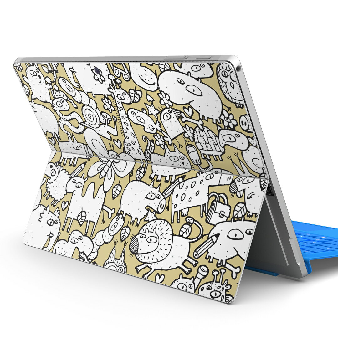 商品特徴・貼るだけでかんたん着せ替え、Surface pro 9 /pro 8 /pro X /pro 7 /2017 /4 専用デザインスキンシール・高精細プリントで写真と遜色のない仕上がり！半光沢シートでしっとりツヤのある表現力・ちょっ...