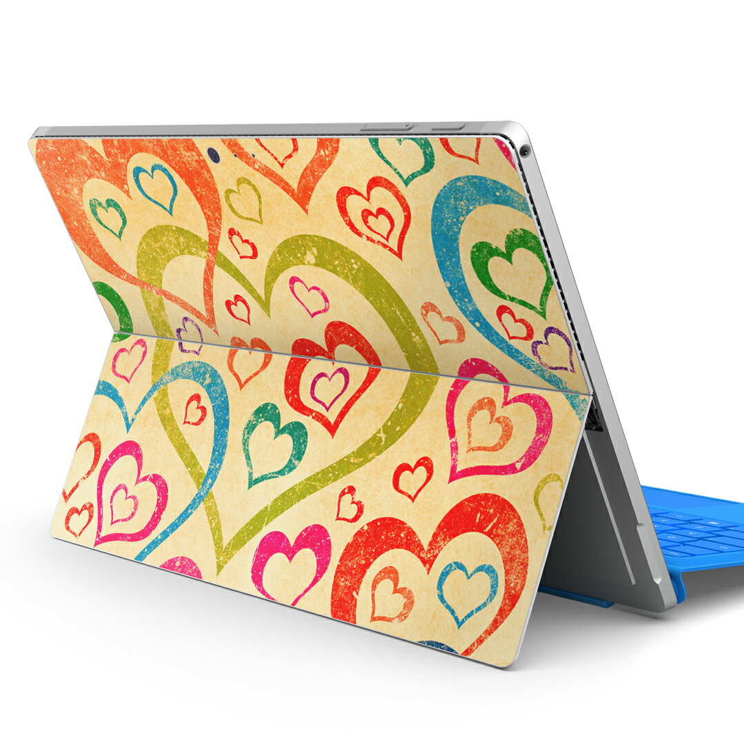 商品特徴・貼るだけでかんたん着せ替え、Surface pro 9 /pro 8 /pro X /pro 7 /2017 /4 専用デザインスキンシール・高精細プリントで写真と遜色のない仕上がり！半光沢シートでしっとりツヤのある表現力・ちょっ...