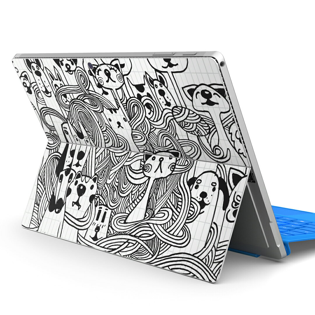 商品特徴・貼るだけでかんたん着せ替え、Surface pro 9 /pro 8 /pro X /pro 7 /2017 /4 専用デザインスキンシール・高精細プリントで写真と遜色のない仕上がり！半光沢シートでしっとりツヤのある表現力・ちょっ...