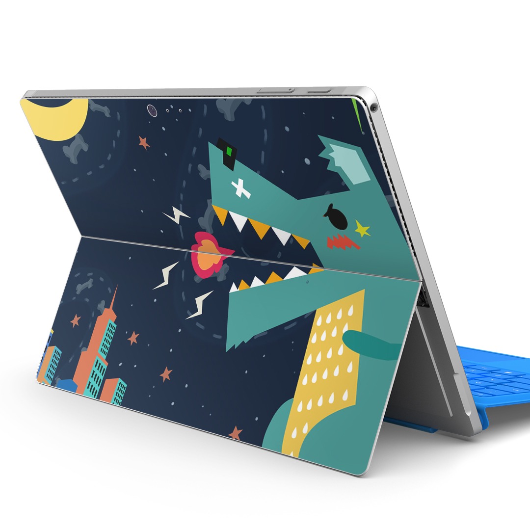 商品特徴・貼るだけでかんたん着せ替え、Surface pro 9 /pro 8 /pro X /pro 7 /2017 /4 専用デザインスキンシール・高精細プリントで写真と遜色のない仕上がり！半光沢シートでしっとりツヤのある表現力・ちょっ...