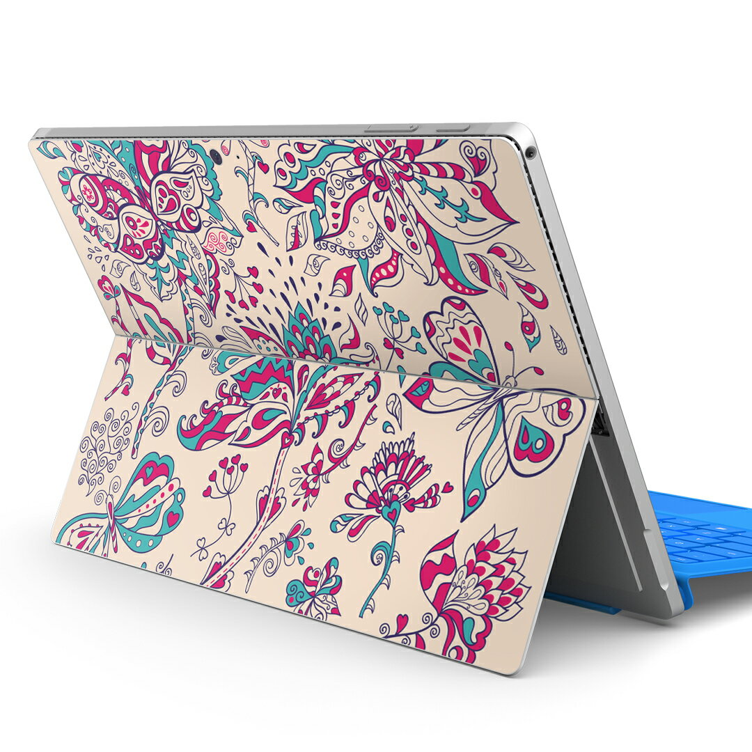 商品特徴・貼るだけでかんたん着せ替え、Surface pro 9 /pro 8 /pro X /pro 7 /2017 /4 専用デザインスキンシール・高精細プリントで写真と遜色のない仕上がり！半光沢シートでしっとりツヤのある表現力・ちょっ...