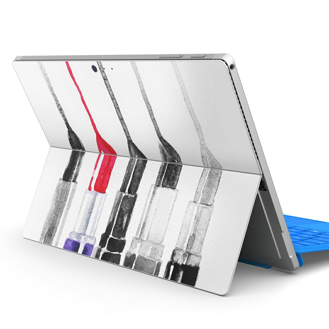 商品特徴・貼るだけでかんたん着せ替え、Surface pro 9 /pro 8 /pro X /pro 7 /2017 /4 専用デザインスキンシール・高精細プリントで写真と遜色のない仕上がり！半光沢シートでしっとりツヤのある表現力・ちょっ...