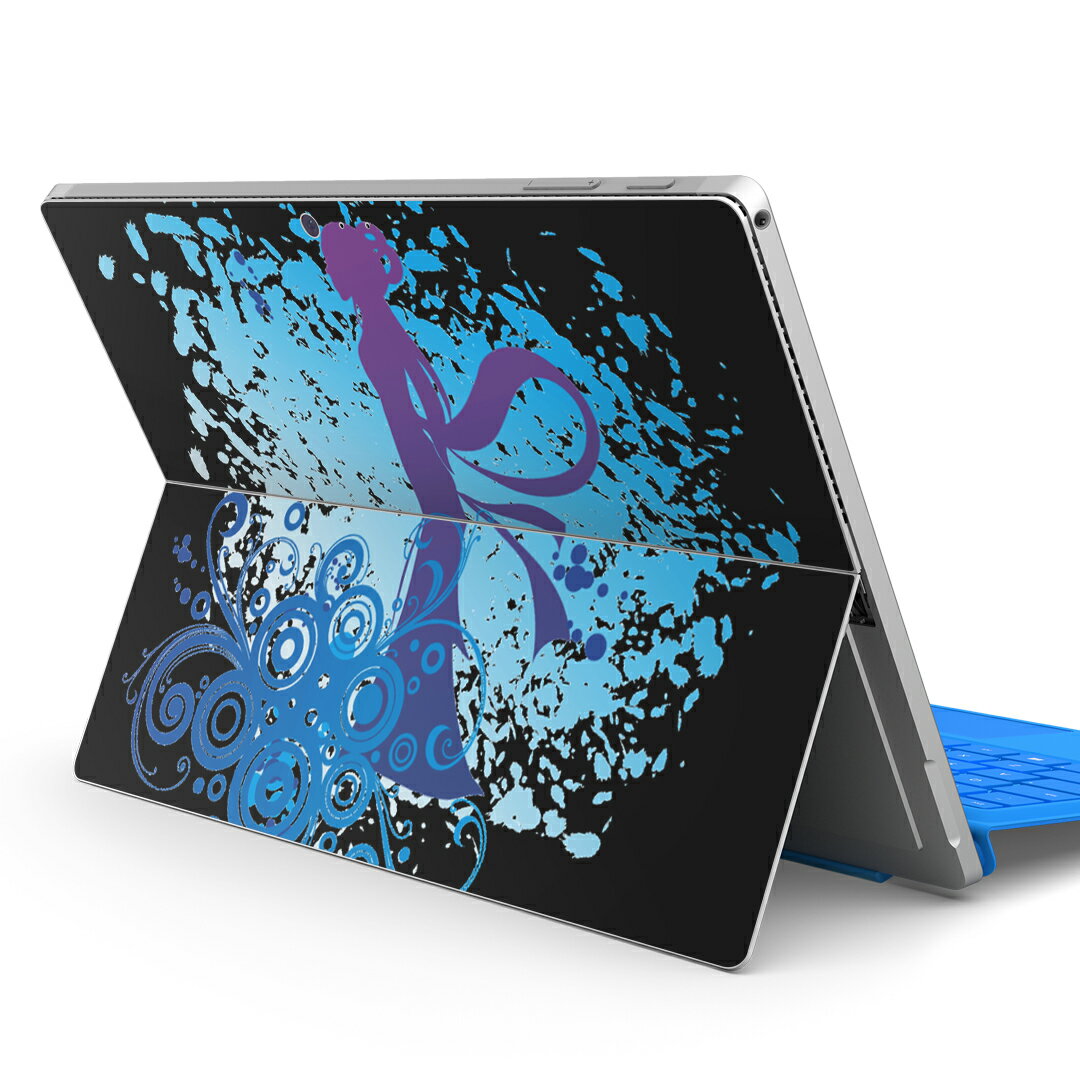 商品特徴・貼るだけでかんたん着せ替え、Surface pro 9 /pro 8 /pro X /pro 7 /2017 /4 専用デザインスキンシール・高精細プリントで写真と遜色のない仕上がり！半光沢シートでしっとりツヤのある表現力・ちょっ...
