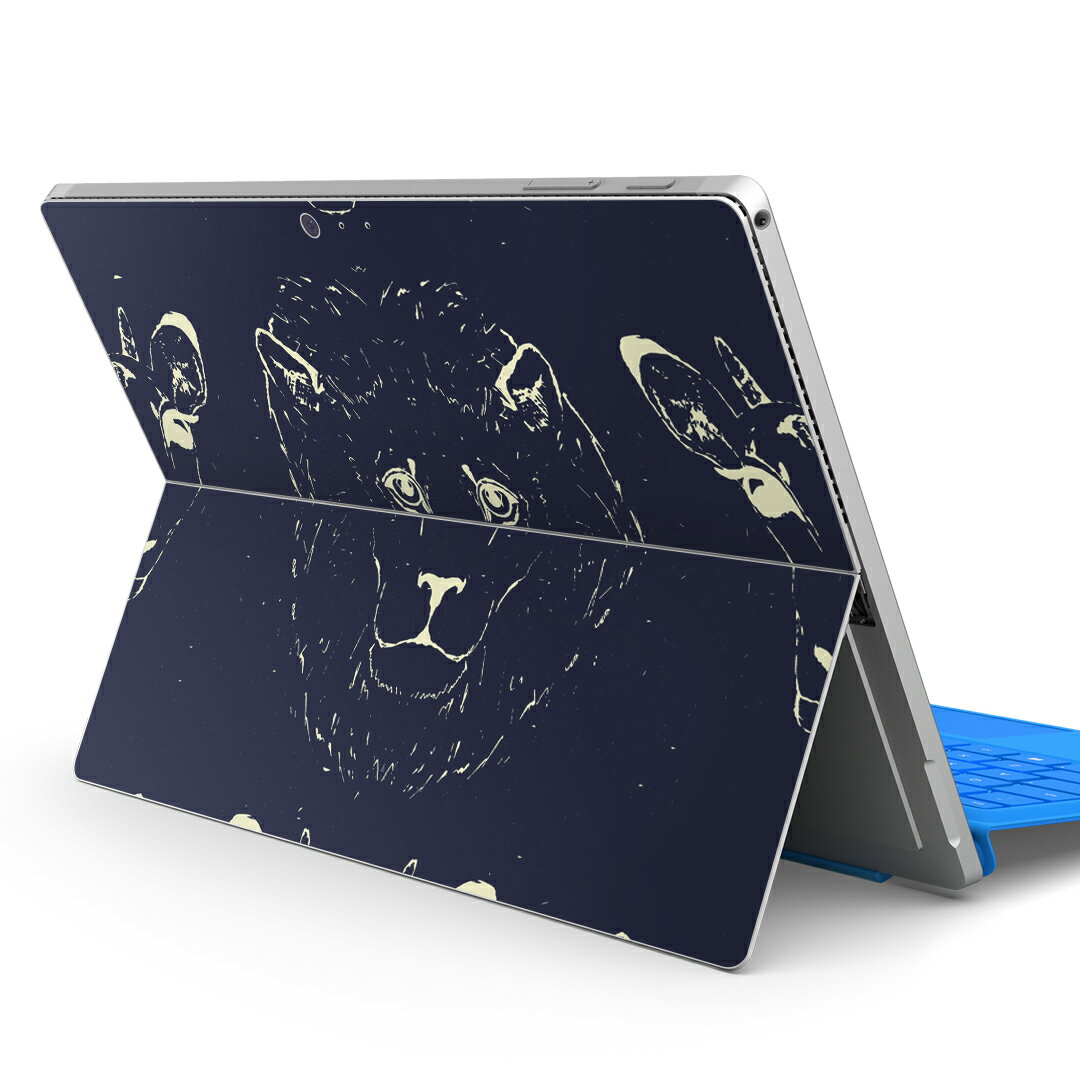 商品特徴・貼るだけでかんたん着せ替え、Surface pro 9 /pro 8 /pro X /pro 7 /2017 /4 専用デザインスキンシール・高精細プリントで写真と遜色のない仕上がり！半光沢シートでしっとりツヤのある表現力・ちょっ...