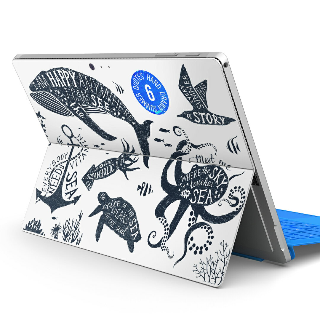 商品特徴・貼るだけでかんたん着せ替え、Surface pro 9 /pro 8 /pro X /pro 7 /2017 /4 専用デザインスキンシール・高精細プリントで写真と遜色のない仕上がり！半光沢シートでしっとりツヤのある表現力・ちょっ...