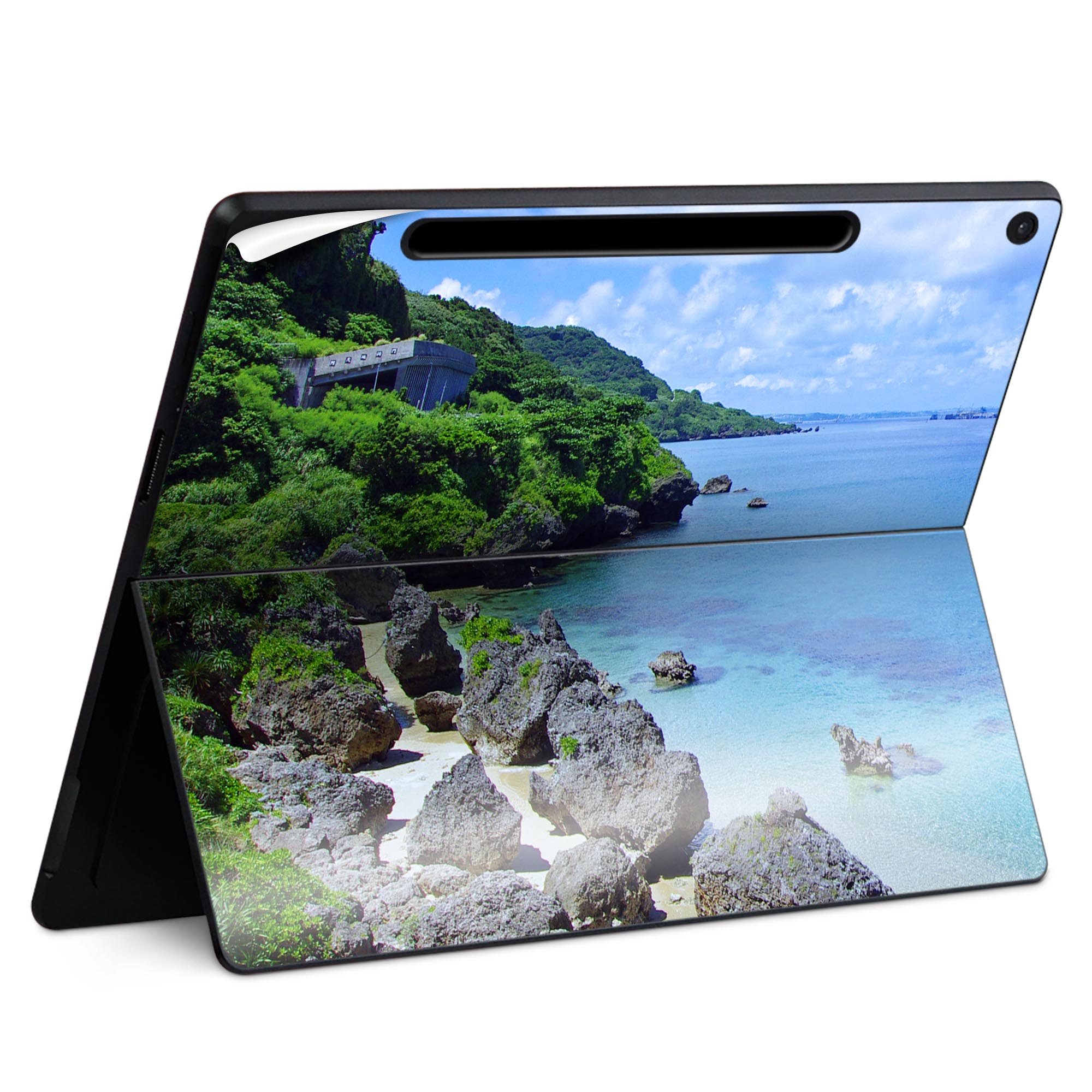 商品特徴・貼るだけでかんたん着せ替え、Surfac Pro 12インチ(2025) 共通対応デザインスキンシール・高精細プリントで写真と遜色のない仕上がり！半光沢シートでしっとりツヤのある表現力・ちょっとしたすり傷からSurface本体を保...