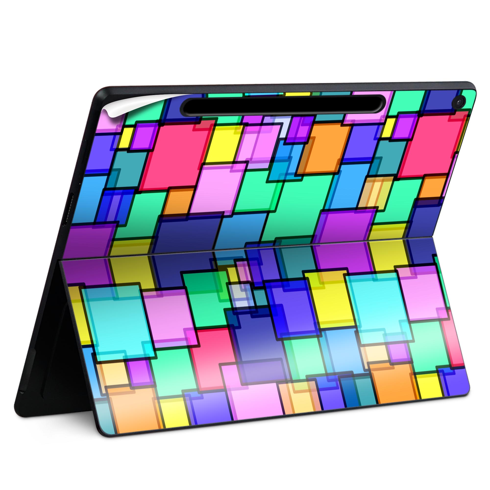 商品特徴・貼るだけでかんたん着せ替え、Surfac Pro 12インチ(2025) 共通対応デザインスキンシール・高精細プリントで写真と遜色のない仕上がり！半光沢シートでしっとりツヤのある表現力・ちょっとしたすり傷からSurface本体を保...