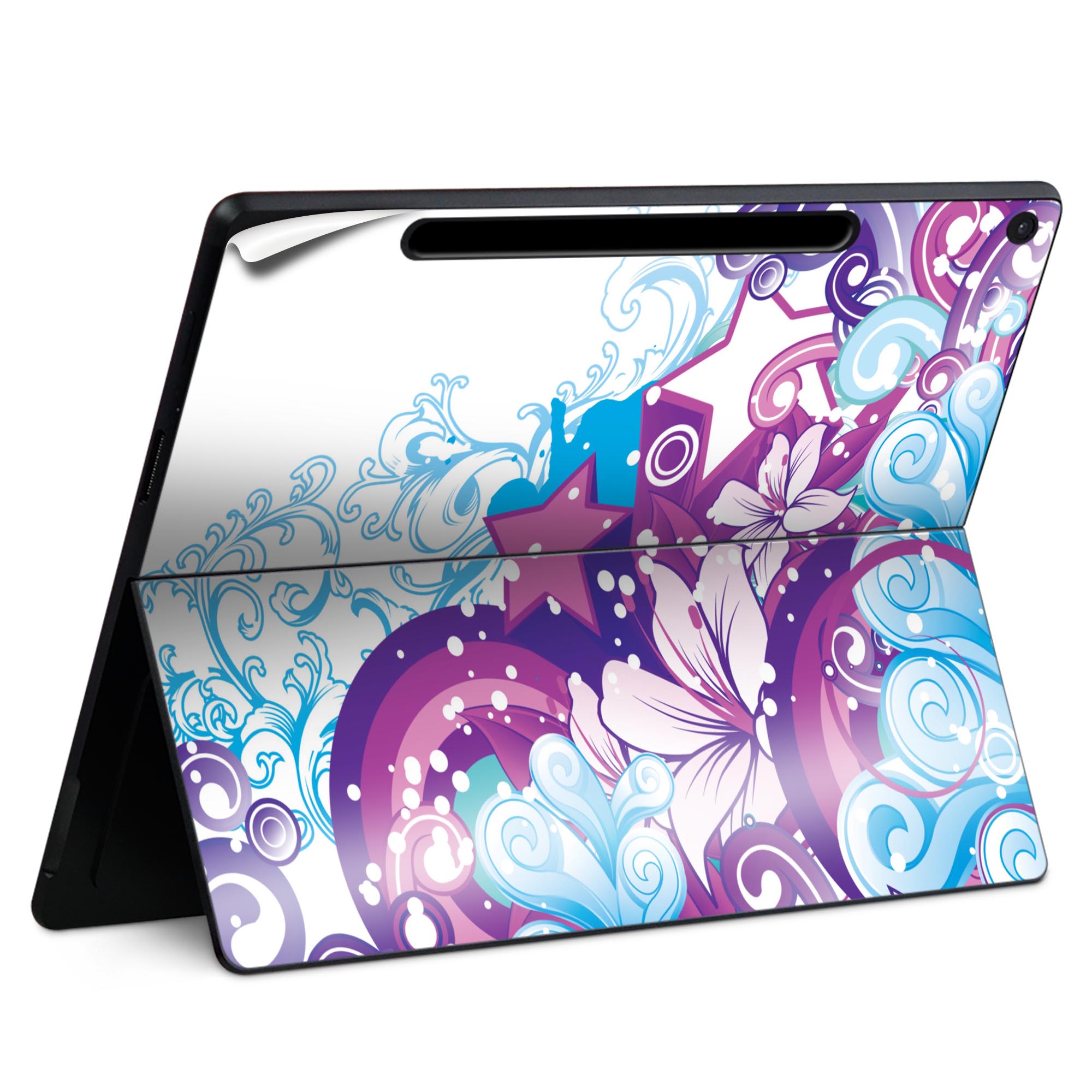 商品特徴・貼るだけでかんたん着せ替え、Surfac Pro 12インチ(2025) 共通対応デザインスキンシール・高精細プリントで写真と遜色のない仕上がり！半光沢シートでしっとりツヤのある表現力・ちょっとしたすり傷からSurface本体を保...