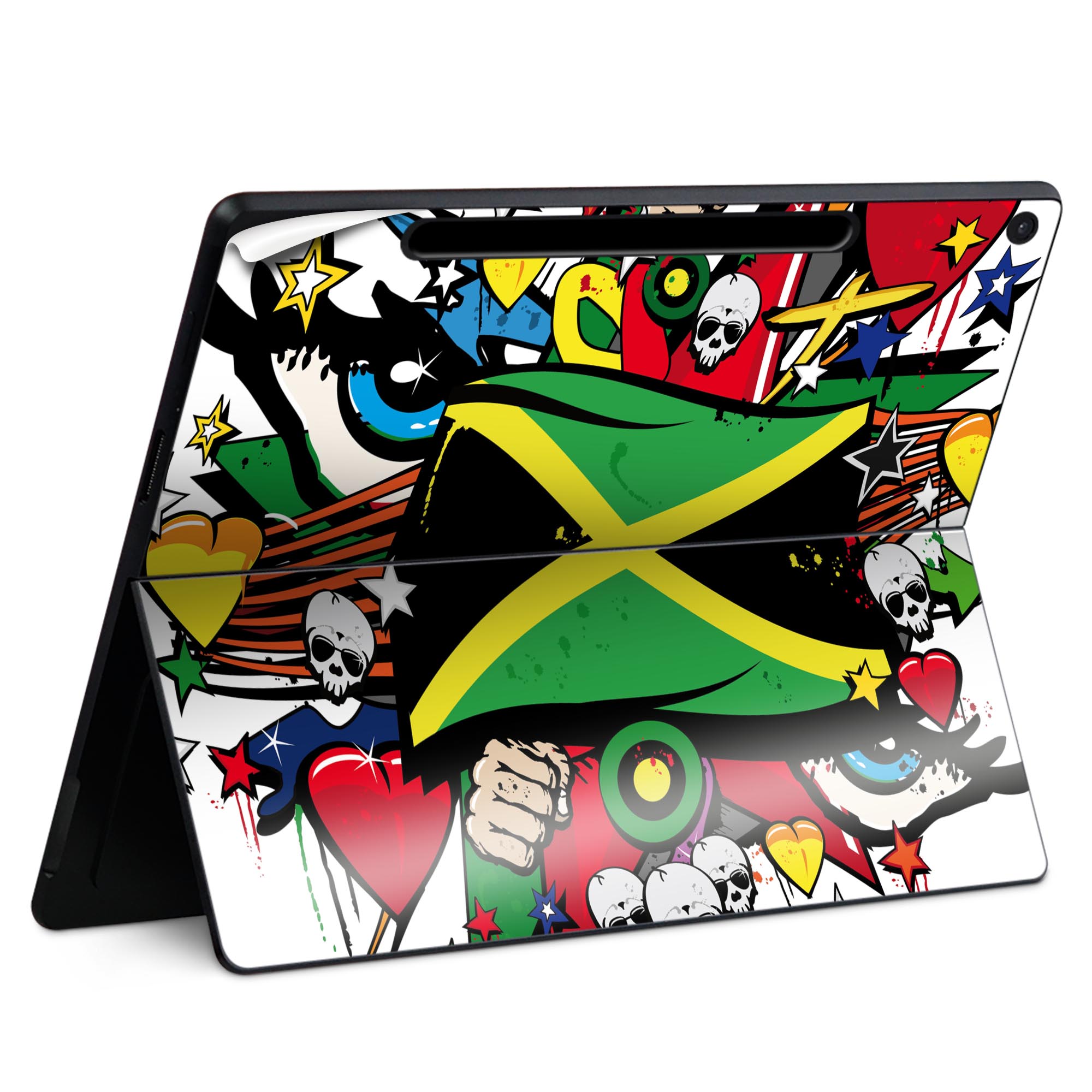 商品特徴・貼るだけでかんたん着せ替え、Surfac Pro 12インチ(2025) 共通対応デザインスキンシール・高精細プリントで写真と遜色のない仕上がり！半光沢シートでしっとりツヤのある表現力・ちょっとしたすり傷からSurface本体を保...