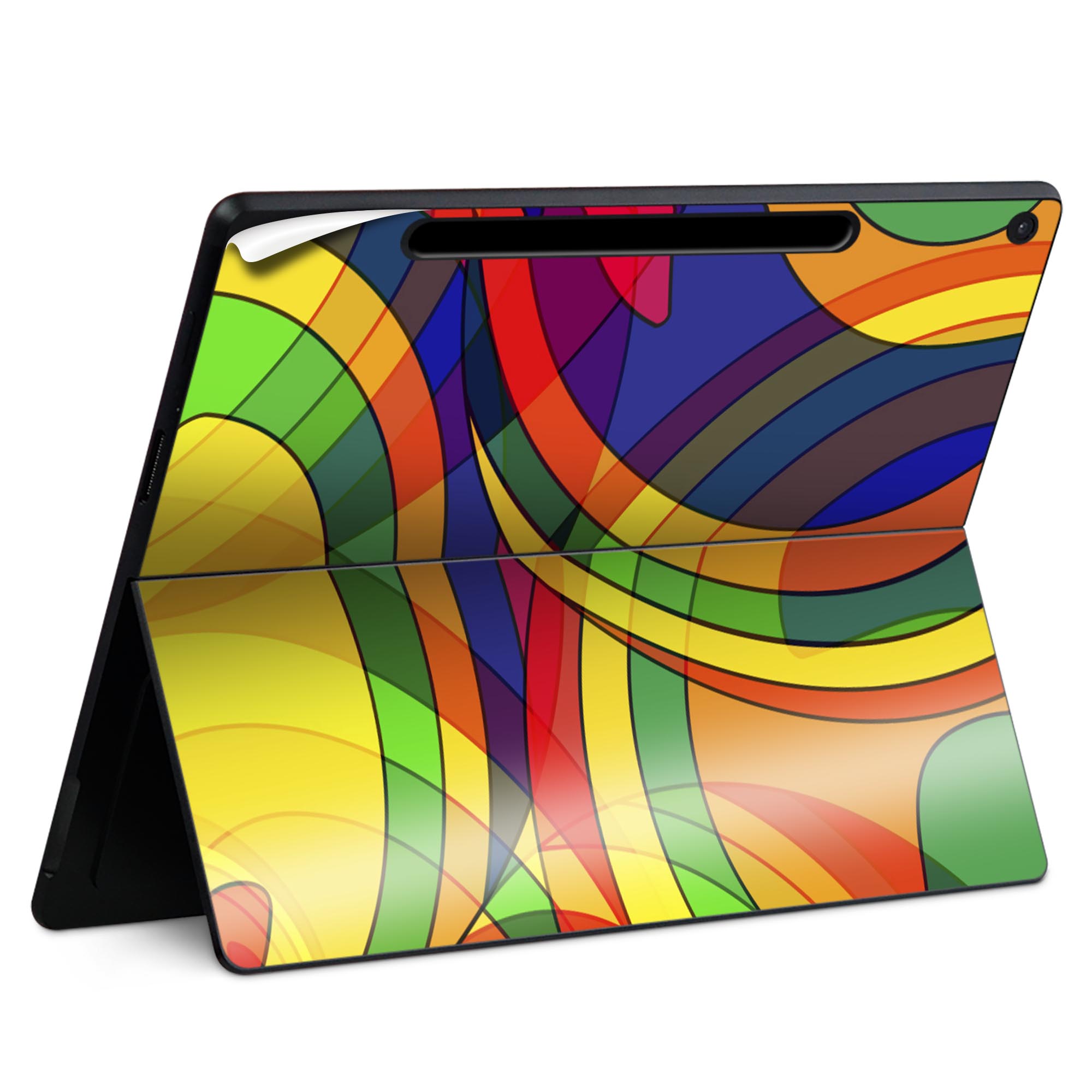 商品特徴・貼るだけでかんたん着せ替え、Surfac Pro 12インチ(2025) 共通対応デザインスキンシール・高精細プリントで写真と遜色のない仕上がり！半光沢シートでしっとりツヤのある表現力・ちょっとしたすり傷からSurface本体を保...