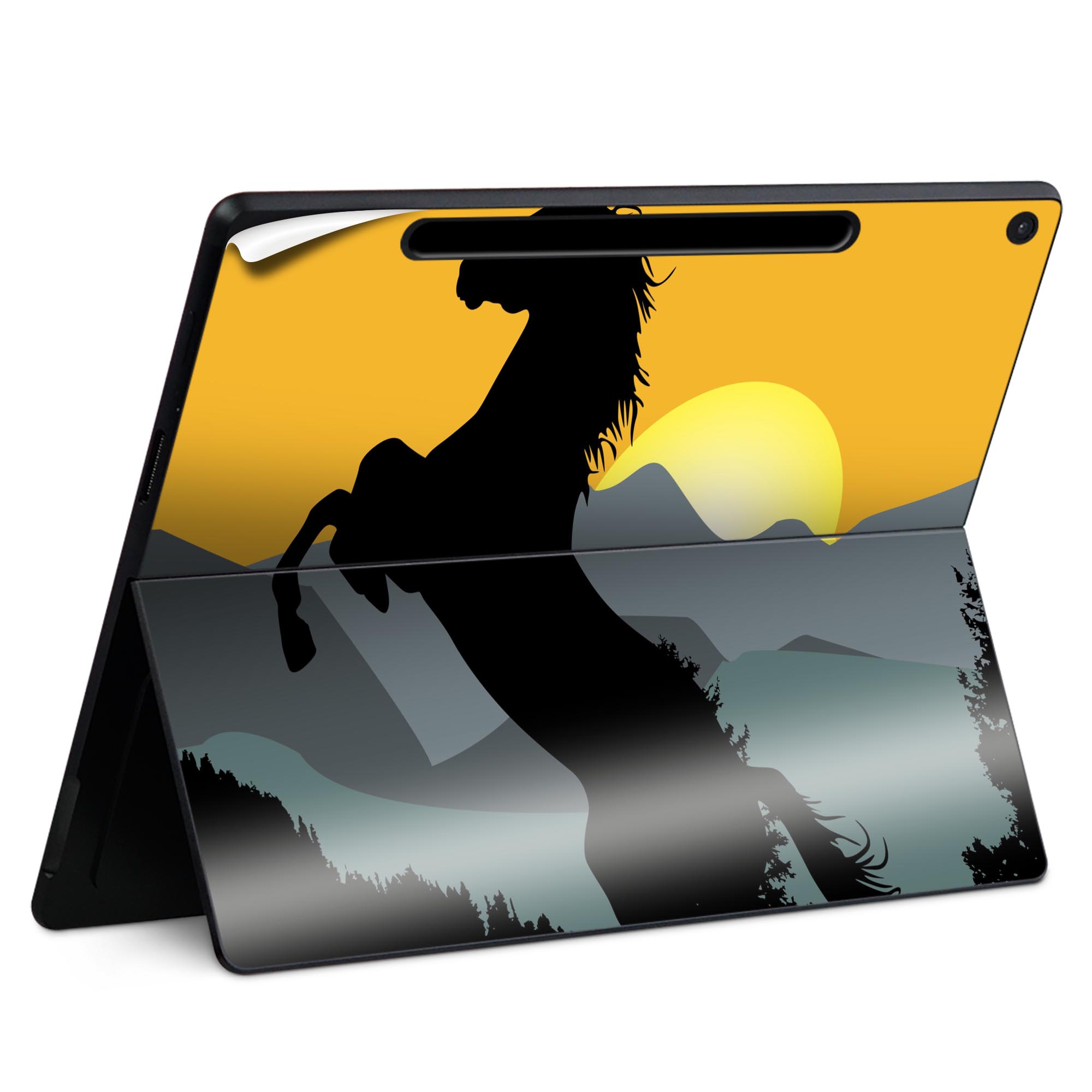 商品特徴・貼るだけでかんたん着せ替え、Surfac Pro 12インチ(2025) 共通対応デザインスキンシール・高精細プリントで写真と遜色のない仕上がり！半光沢シートでしっとりツヤのある表現力・ちょっとしたすり傷からSurface本体を保...