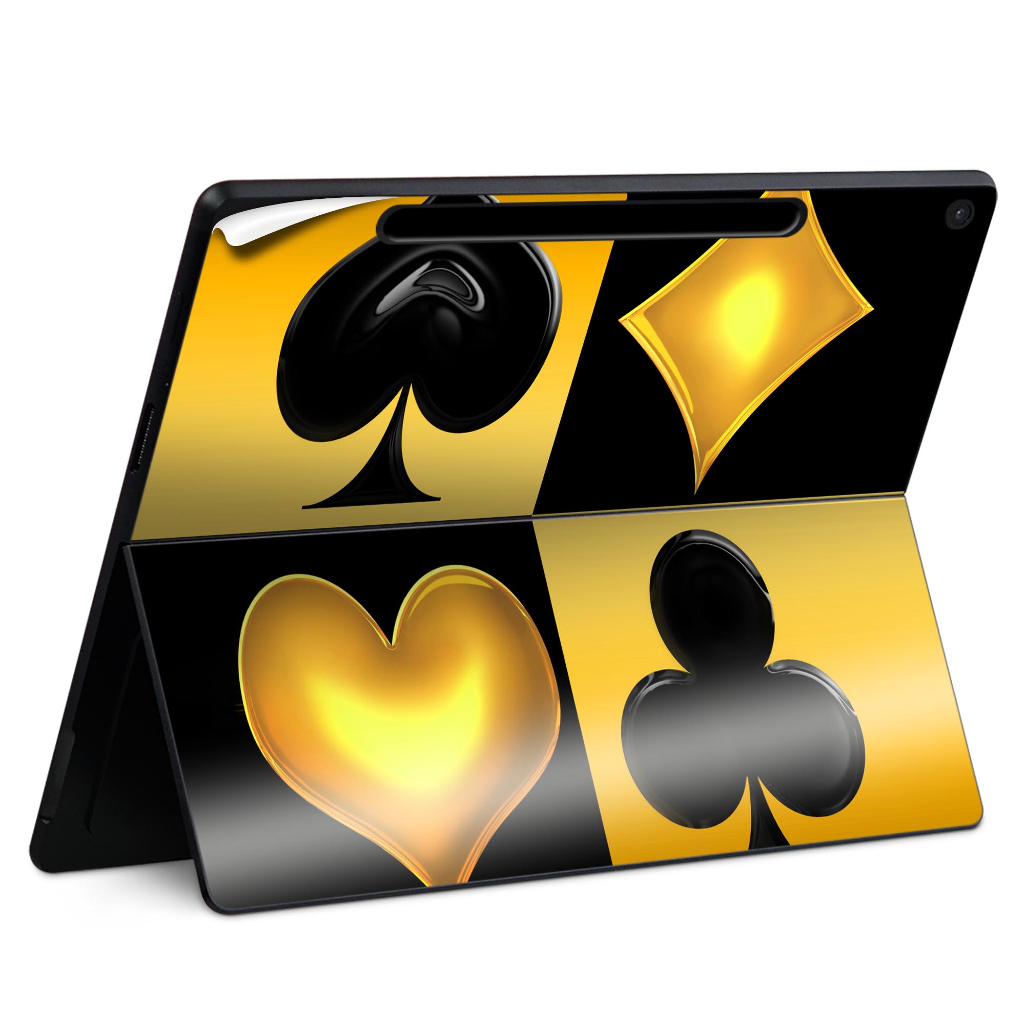 商品特徴・貼るだけでかんたん着せ替え、Surfac Pro 12インチ(2025) 共通対応デザインスキンシール・高精細プリントで写真と遜色のない仕上がり！半光沢シートでしっとりツヤのある表現力・ちょっとしたすり傷からSurface本体を保...