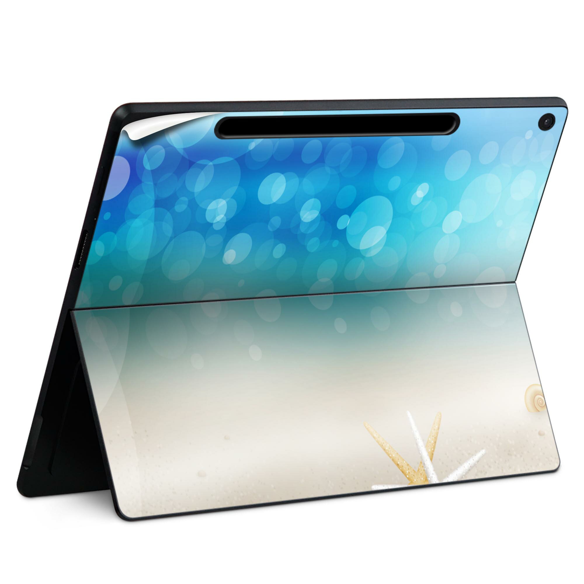 商品特徴・貼るだけでかんたん着せ替え、Surfac Pro 12インチ(2025) 共通対応デザインスキンシール・高精細プリントで写真と遜色のない仕上がり！半光沢シートでしっとりツヤのある表現力・ちょっとしたすり傷からSurface本体を保...