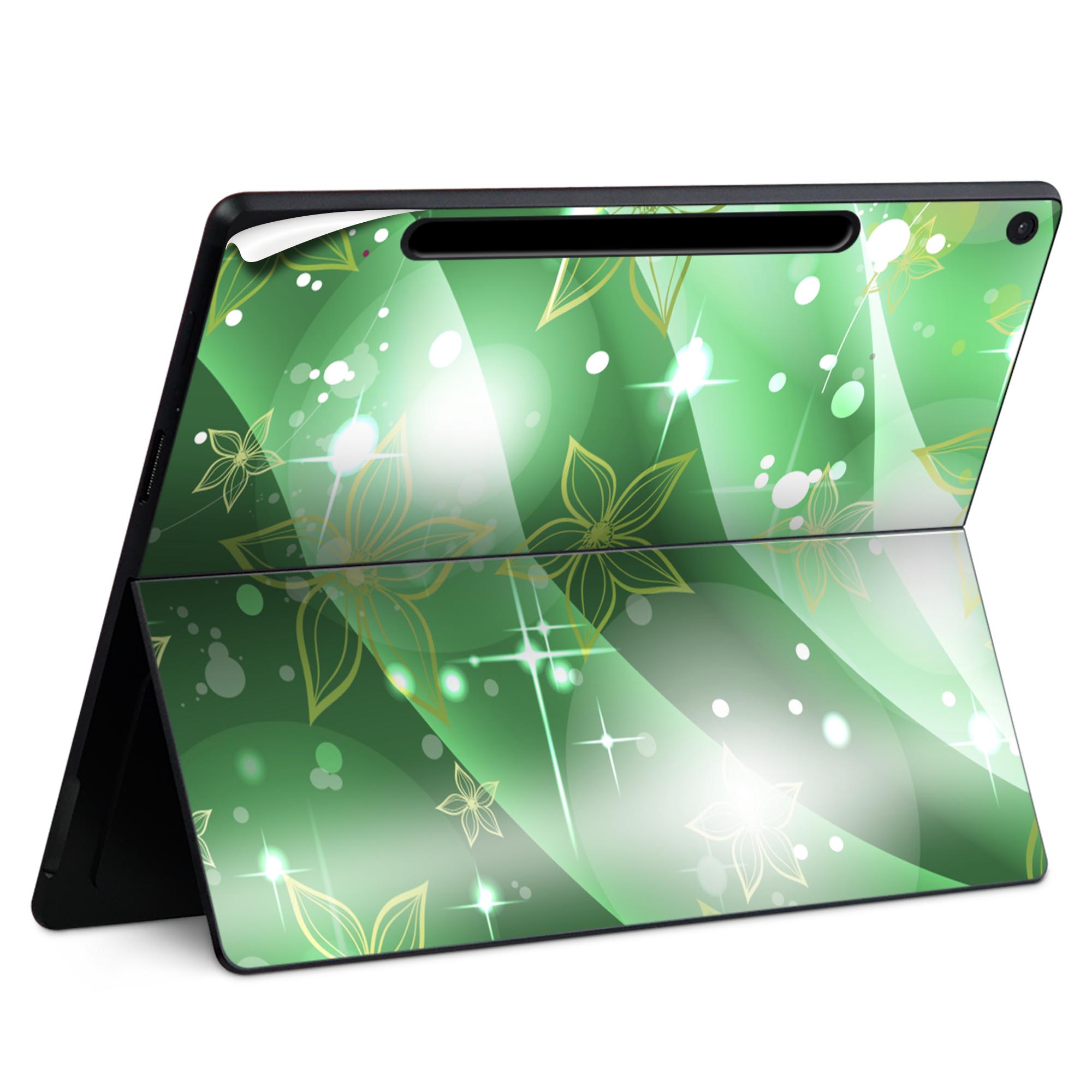 商品特徴・貼るだけでかんたん着せ替え、Surfac Pro 12インチ(2025) 共通対応デザインスキンシール・高精細プリントで写真と遜色のない仕上がり！半光沢シートでしっとりツヤのある表現力・ちょっとしたすり傷からSurface本体を保...