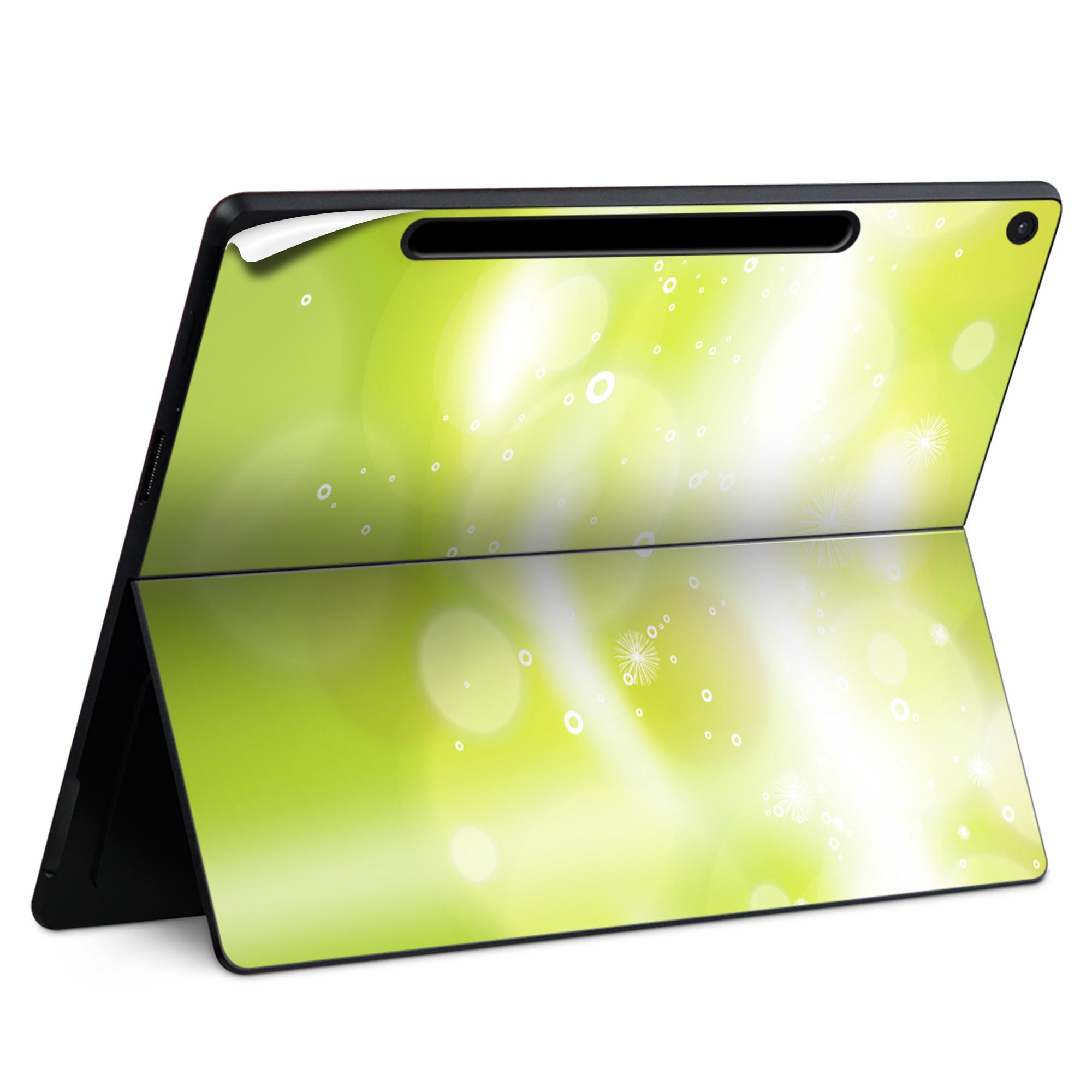 商品特徴・貼るだけでかんたん着せ替え、Surfac Pro 12インチ(2025) 共通対応デザインスキンシール・高精細プリントで写真と遜色のない仕上がり！半光沢シートでしっとりツヤのある表現力・ちょっとしたすり傷からSurface本体を保...