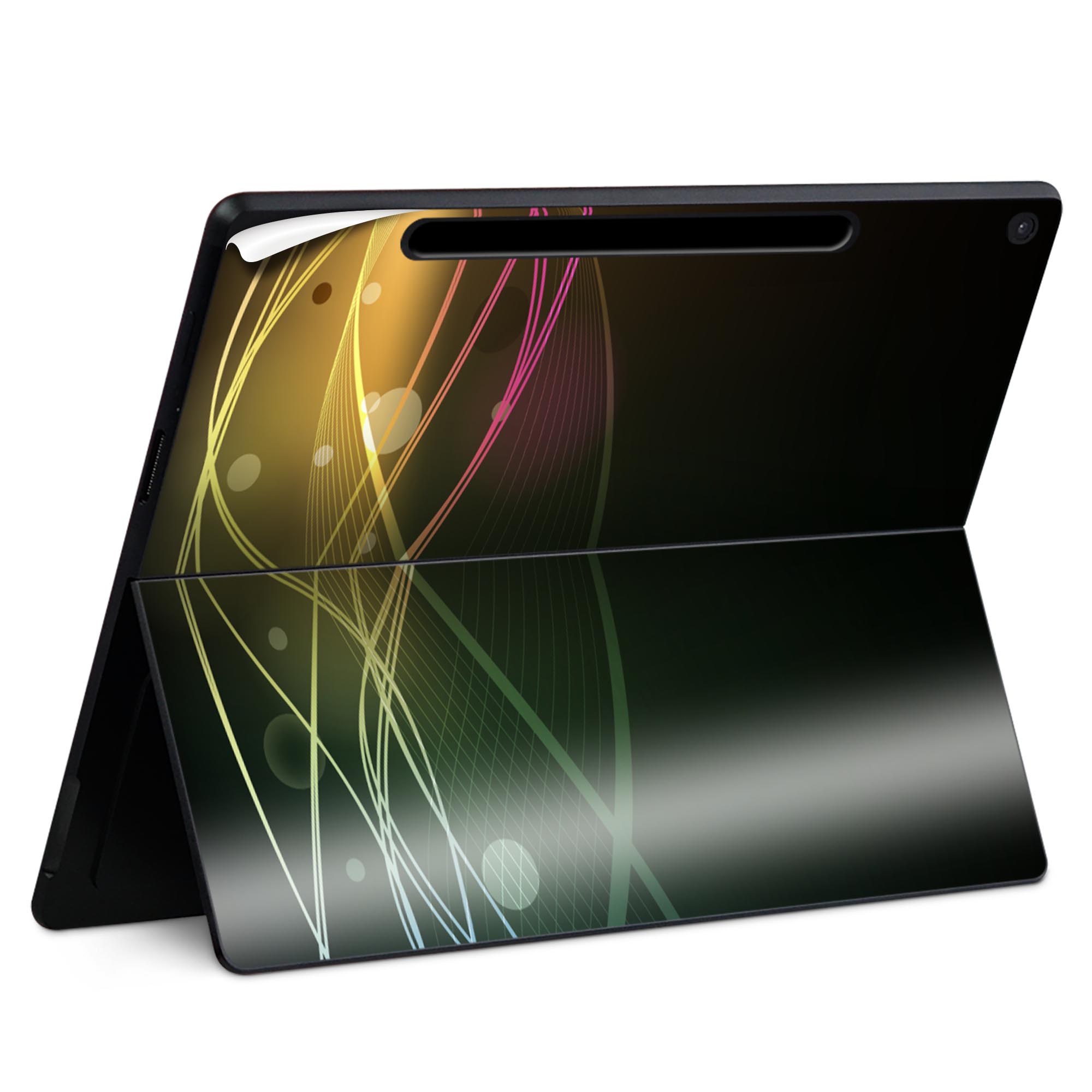 商品特徴・貼るだけでかんたん着せ替え、Surfac Pro 12インチ(2025) 共通対応デザインスキンシール・高精細プリントで写真と遜色のない仕上がり！半光沢シートでしっとりツヤのある表現力・ちょっとしたすり傷からSurface本体を保...