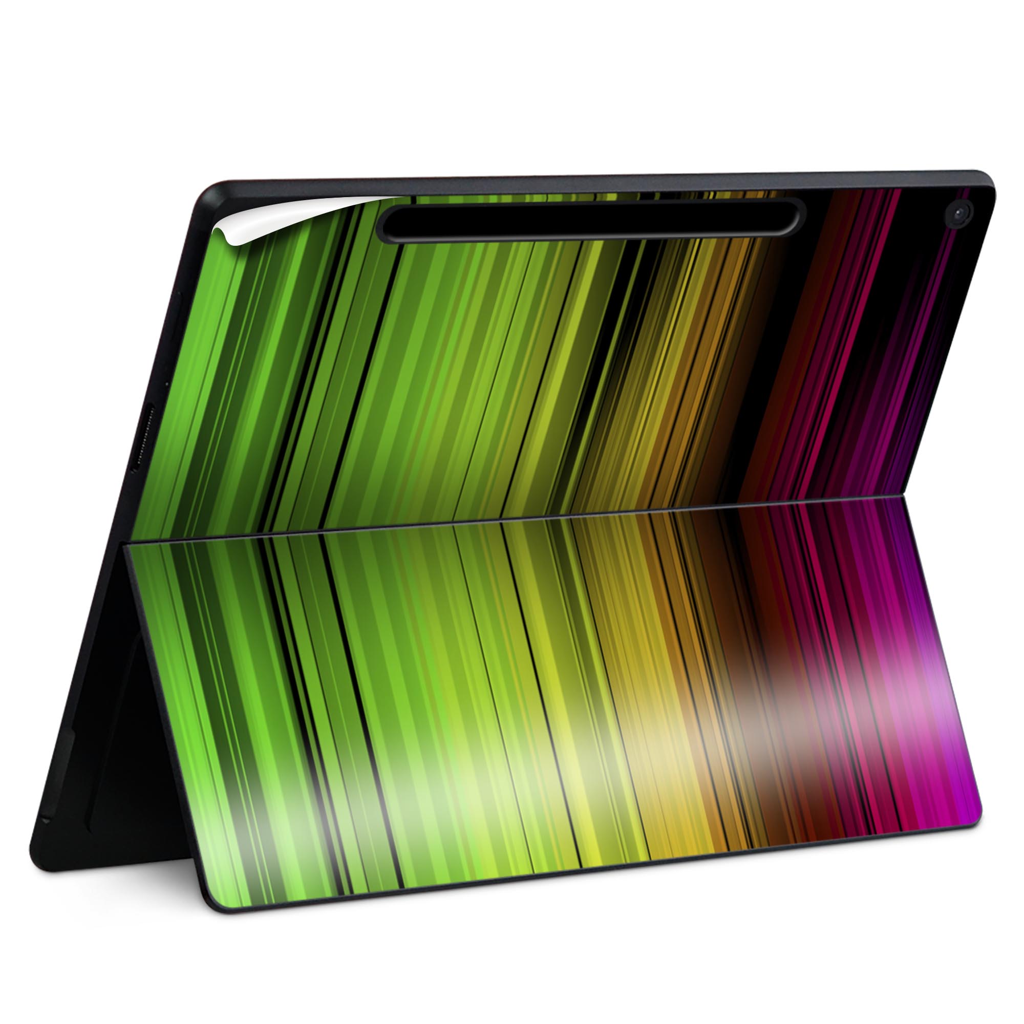 商品特徴・貼るだけでかんたん着せ替え、Surfac Pro 12インチ(2025) 共通対応デザインスキンシール・高精細プリントで写真と遜色のない仕上がり！半光沢シートでしっとりツヤのある表現力・ちょっとしたすり傷からSurface本体を保...