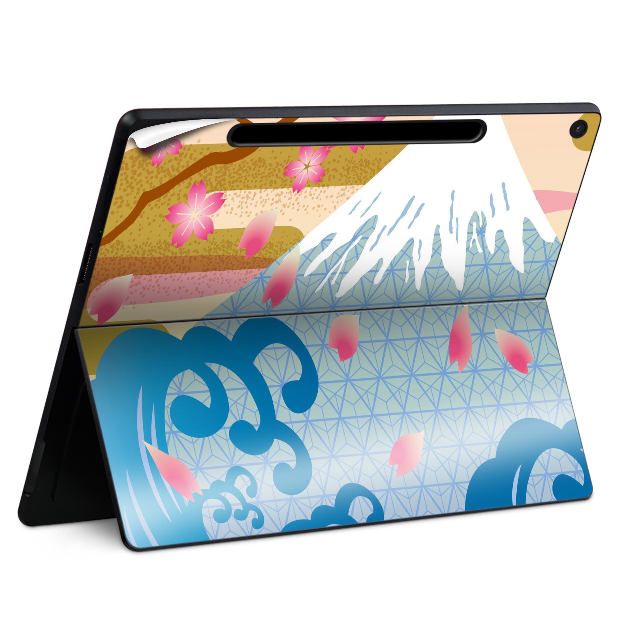 商品特徴・貼るだけでかんたん着せ替え、Surfac Pro 12インチ(2025) 共通対応デザインスキンシール・高精細プリントで写真と遜色のない仕上がり！半光沢シートでしっとりツヤのある表現力・ちょっとしたすり傷からSurface本体を保...