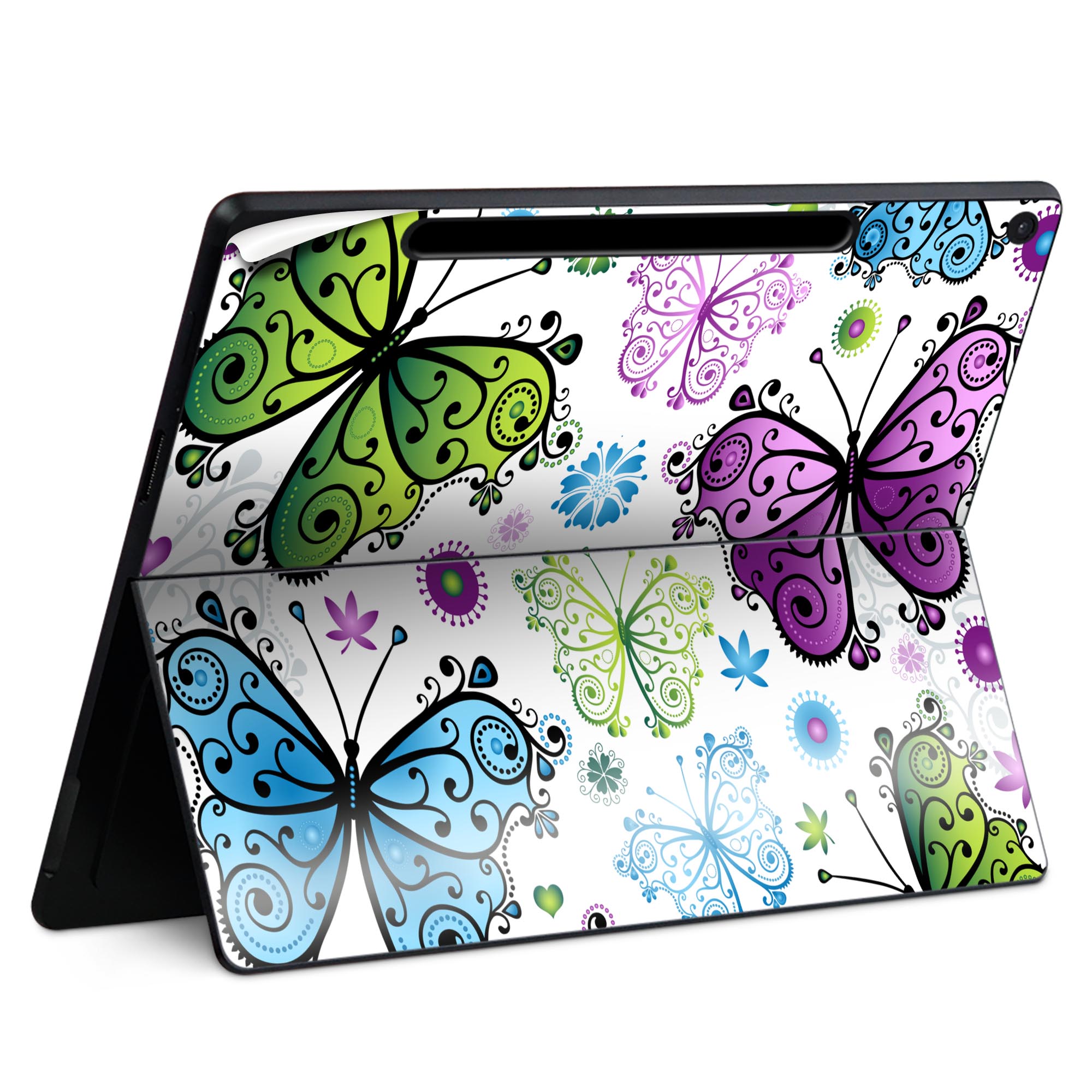 商品特徴・貼るだけでかんたん着せ替え、Surfac Pro 12インチ(2025) 共通対応デザインスキンシール・高精細プリントで写真と遜色のない仕上がり！半光沢シートでしっとりツヤのある表現力・ちょっとしたすり傷からSurface本体を保...