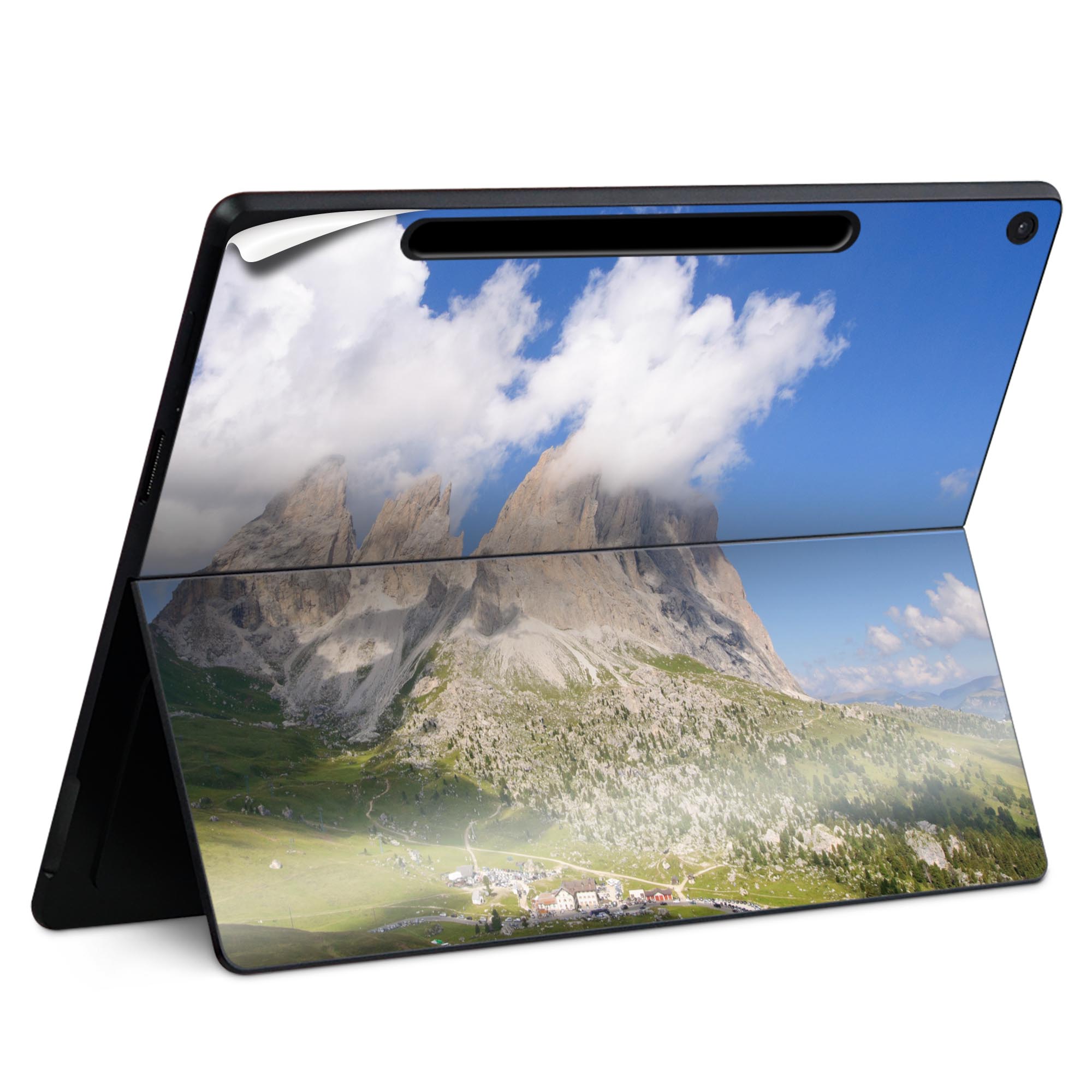 商品特徴・貼るだけでかんたん着せ替え、Surfac Pro 12インチ(2025) 共通対応デザインスキンシール・高精細プリントで写真と遜色のない仕上がり！半光沢シートでしっとりツヤのある表現力・ちょっとしたすり傷からSurface本体を保...