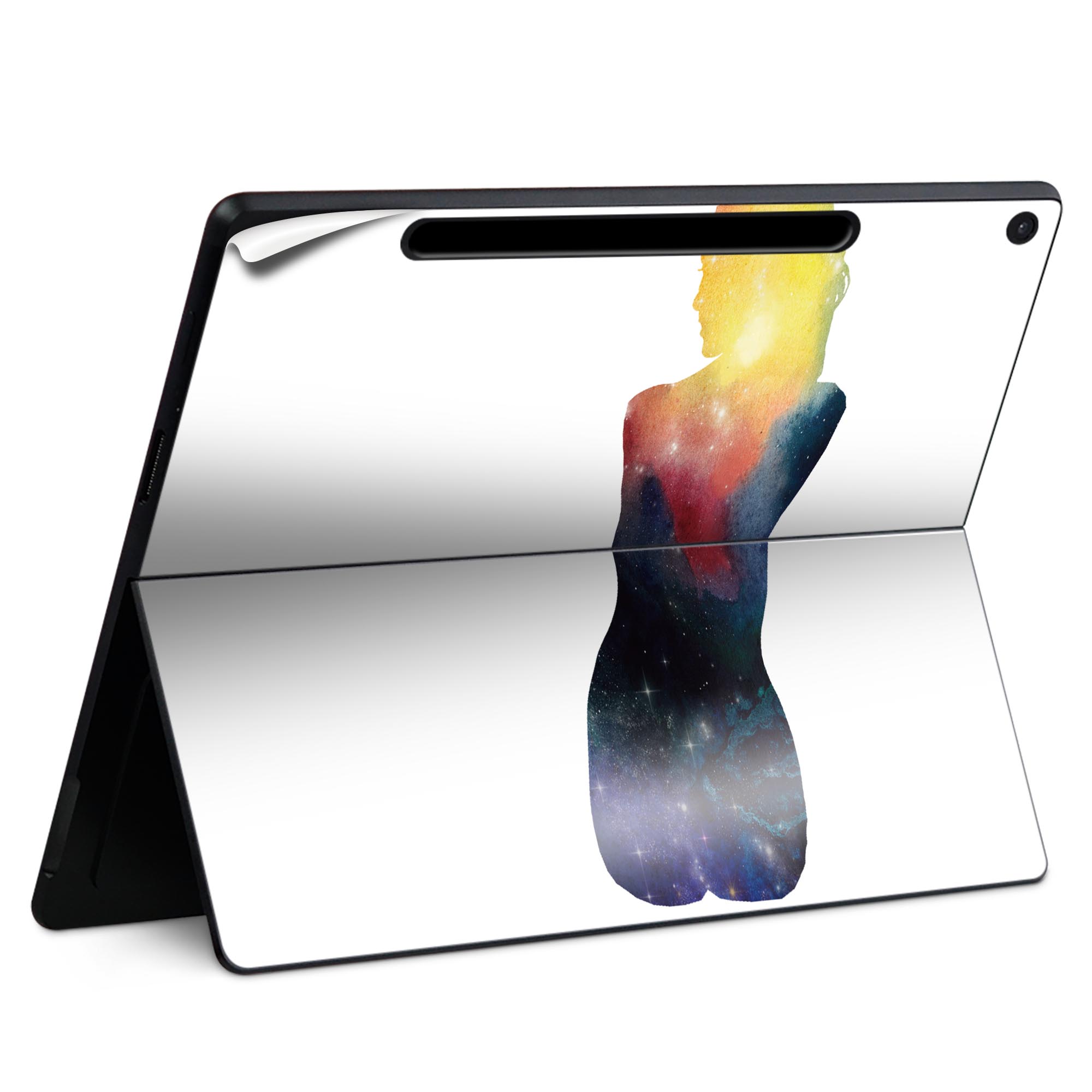 商品特徴・貼るだけでかんたん着せ替え、Surfac Pro 12インチ(2025) 共通対応デザインスキンシール・高精細プリントで写真と遜色のない仕上がり！半光沢シートでしっとりツヤのある表現力・ちょっとしたすり傷からSurface本体を保...