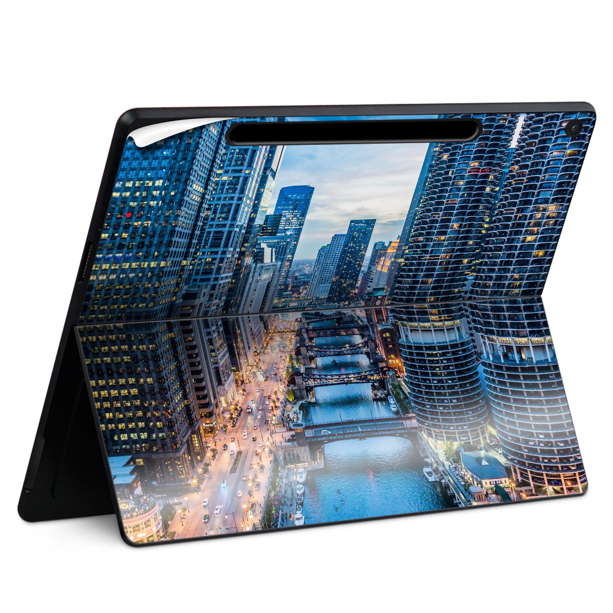 商品特徴・貼るだけでかんたん着せ替え、Surfac Pro 12インチ(2025) 共通対応デザインスキンシール・高精細プリントで写真と遜色のない仕上がり！半光沢シートでしっとりツヤのある表現力・ちょっとしたすり傷からSurface本体を保...