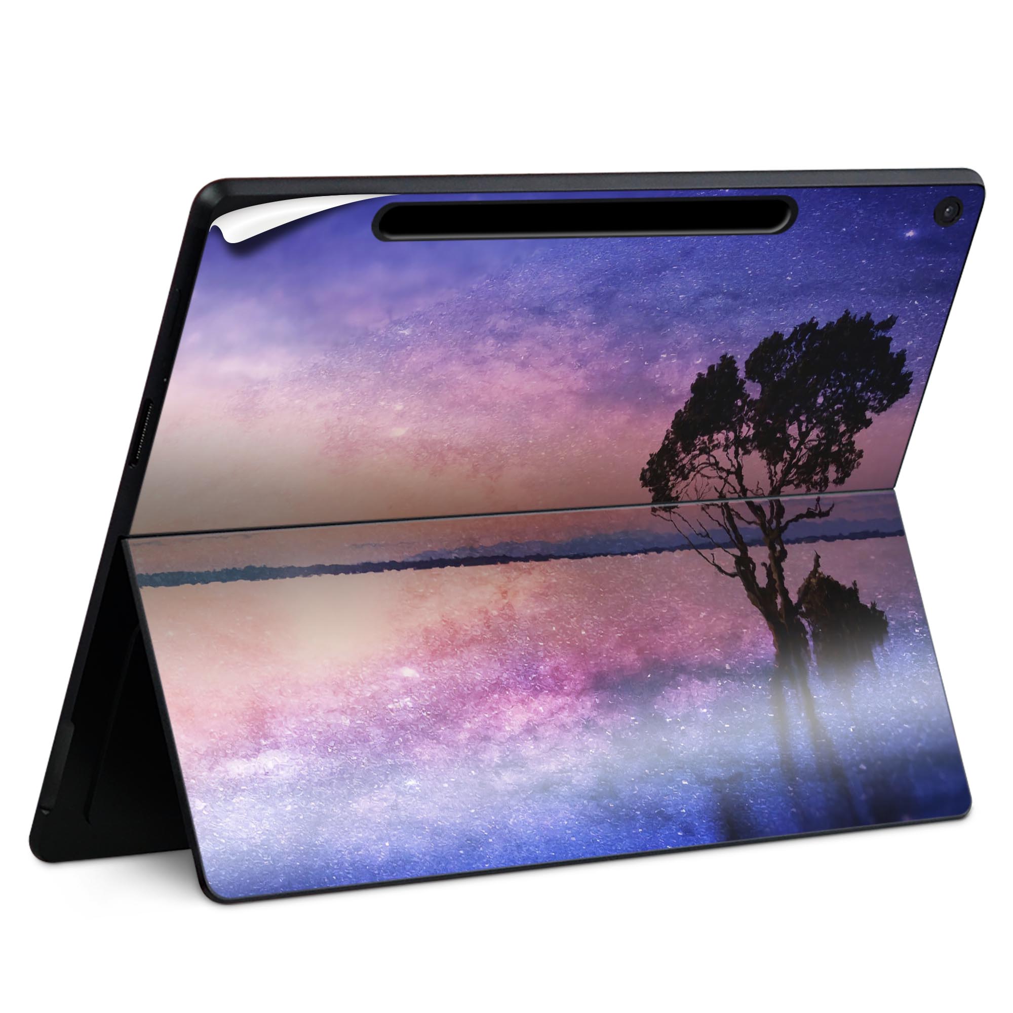 商品特徴・貼るだけでかんたん着せ替え、Surfac Pro 12インチ(2025) 共通対応デザインスキンシール・高精細プリントで写真と遜色のない仕上がり！半光沢シートでしっとりツヤのある表現力・ちょっとしたすり傷からSurface本体を保...