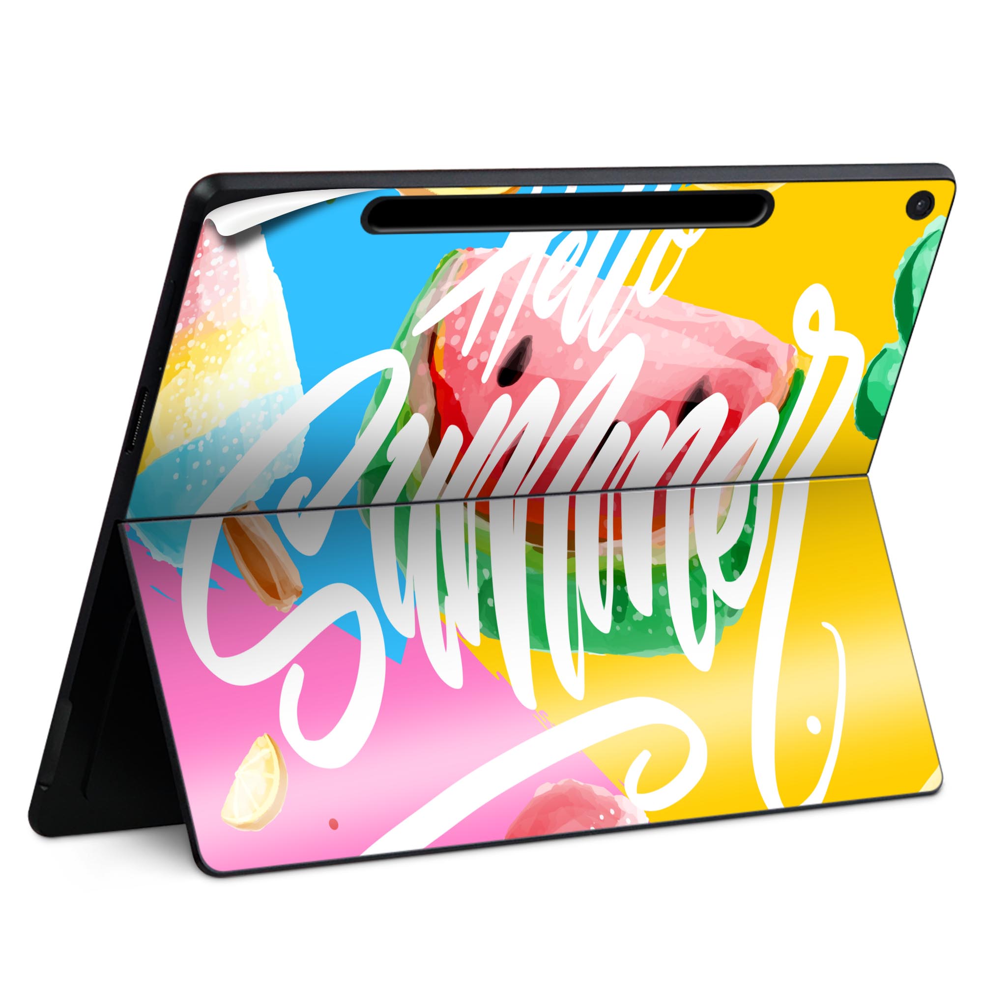 商品特徴・貼るだけでかんたん着せ替え、Surfac Pro 12インチ(2025) 共通対応デザインスキンシール・高精細プリントで写真と遜色のない仕上がり！半光沢シートでしっとりツヤのある表現力・ちょっとしたすり傷からSurface本体を保...