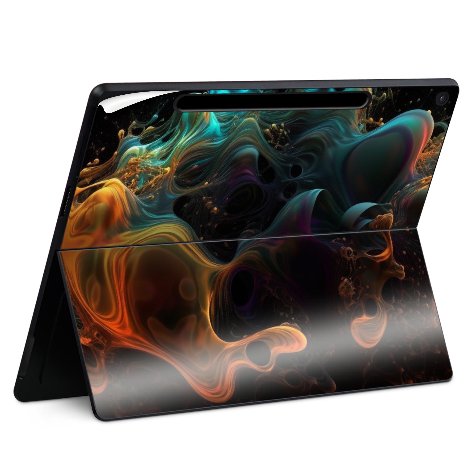 商品特徴・貼るだけでかんたん着せ替え、Surfac Pro 12インチ(2025) 共通対応デザインスキンシール・高精細プリントで写真と遜色のない仕上がり！半光沢シートでしっとりツヤのある表現力・ちょっとしたすり傷からSurface本体を保...