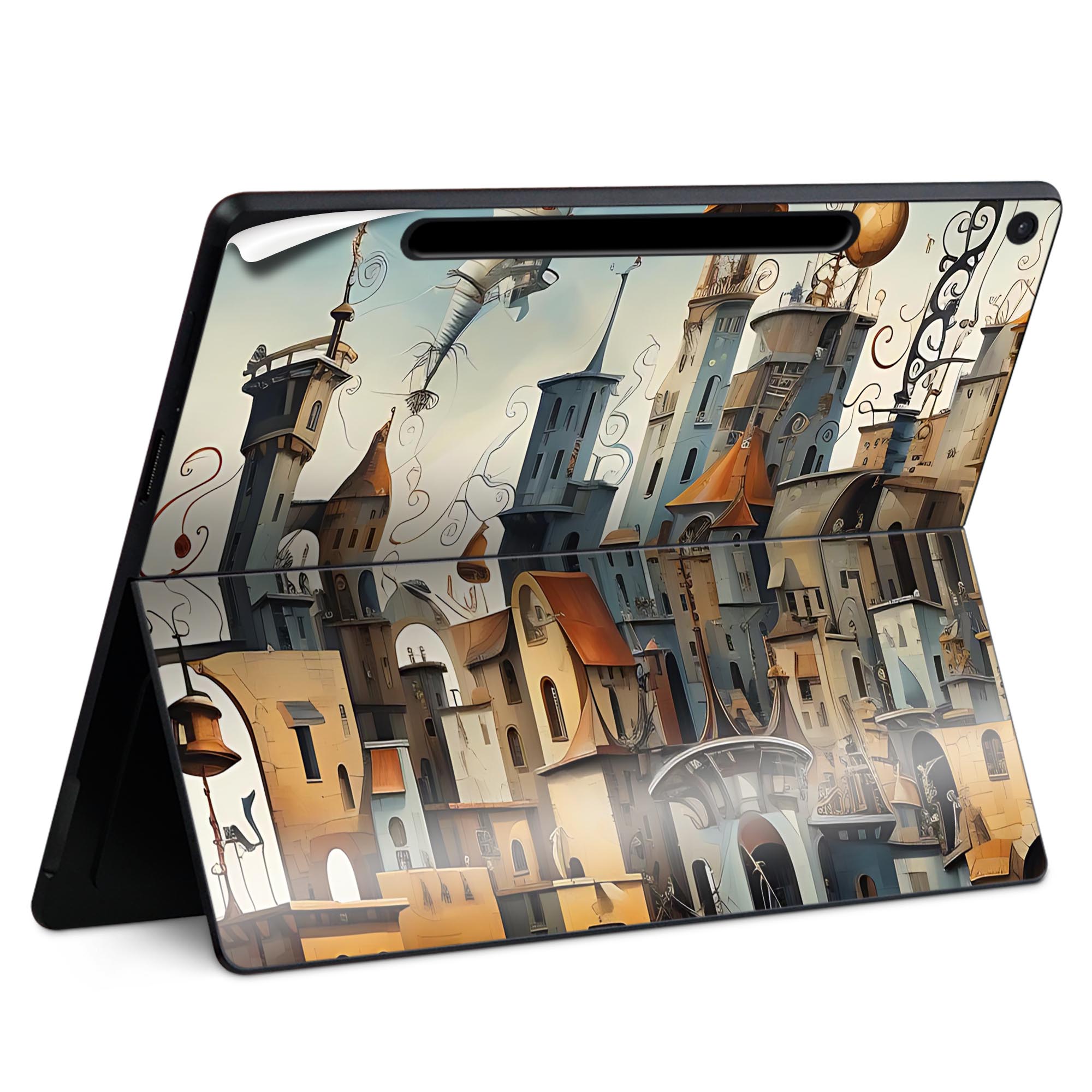 商品特徴・貼るだけでかんたん着せ替え、Surfac Pro 12インチ(2025) 共通対応デザインスキンシール・高精細プリントで写真と遜色のない仕上がり！半光沢シートでしっとりツヤのある表現力・ちょっとしたすり傷からSurface本体を保...