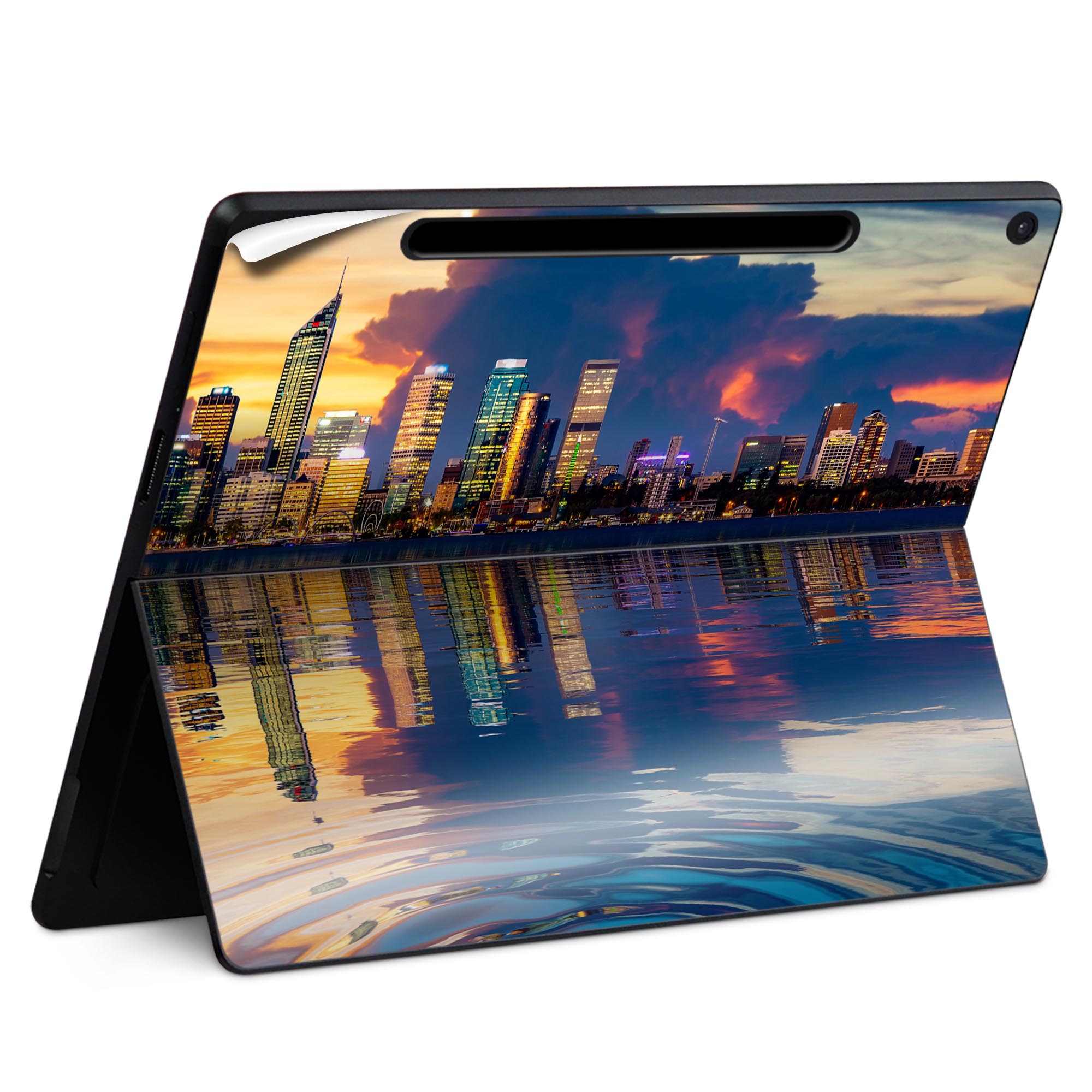 商品特徴・貼るだけでかんたん着せ替え、Surfac Pro 12インチ(2025) 共通対応デザインスキンシール・高精細プリントで写真と遜色のない仕上がり！半光沢シートでしっとりツヤのある表現力・ちょっとしたすり傷からSurface本体を保...