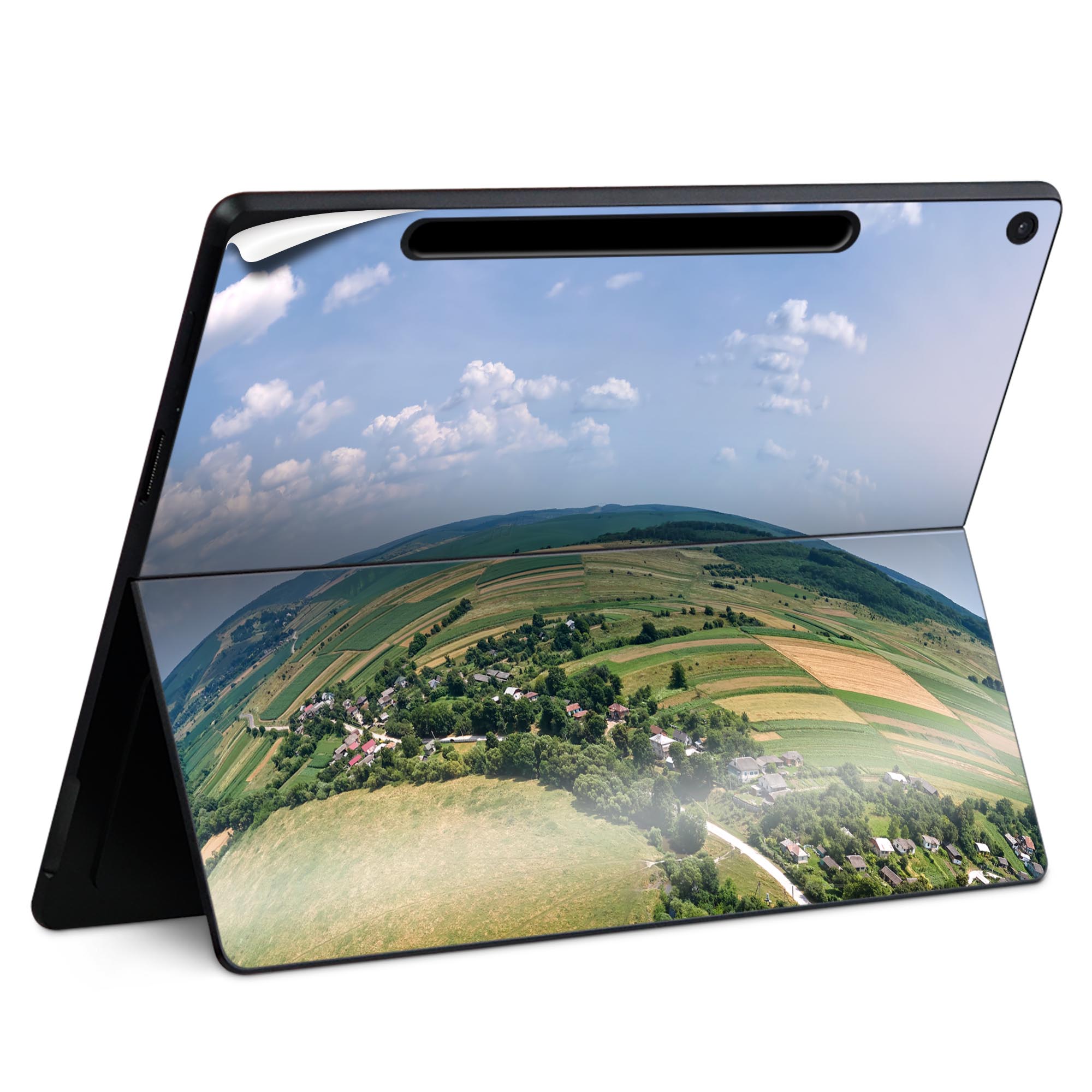 商品特徴・貼るだけでかんたん着せ替え、Surfac Pro 12インチ(2025) 共通対応デザインスキンシール・高精細プリントで写真と遜色のない仕上がり！半光沢シートでしっとりツヤのある表現力・ちょっとしたすり傷からSurface本体を保...