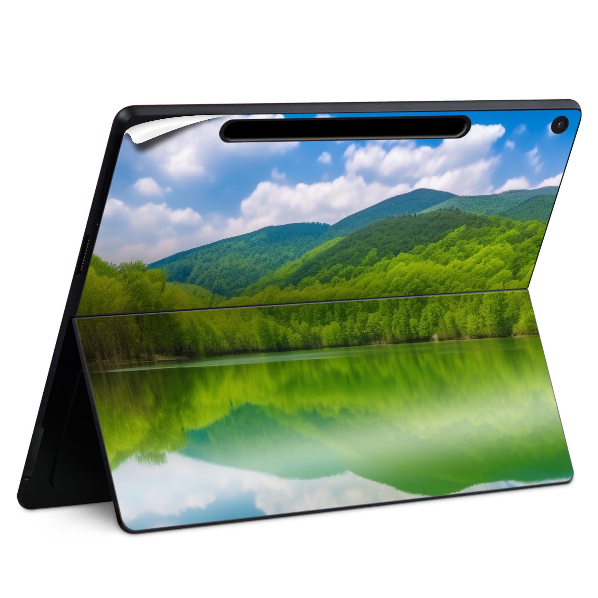 商品特徴・貼るだけでかんたん着せ替え、Surfac Pro 12インチ(2025) 共通対応デザインスキンシール・高精細プリントで写真と遜色のない仕上がり！半光沢シートでしっとりツヤのある表現力・ちょっとしたすり傷からSurface本体を保...