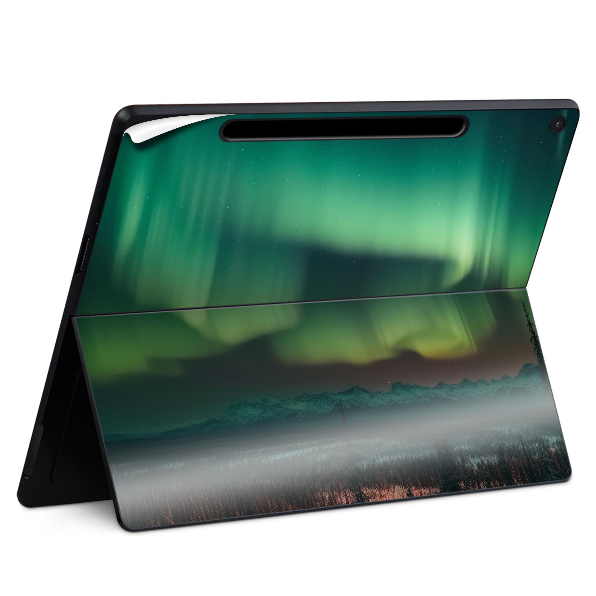 商品特徴・貼るだけでかんたん着せ替え、Surfac Pro 12インチ(2025) 共通対応デザインスキンシール・高精細プリントで写真と遜色のない仕上がり！半光沢シートでしっとりツヤのある表現力・ちょっとしたすり傷からSurface本体を保...