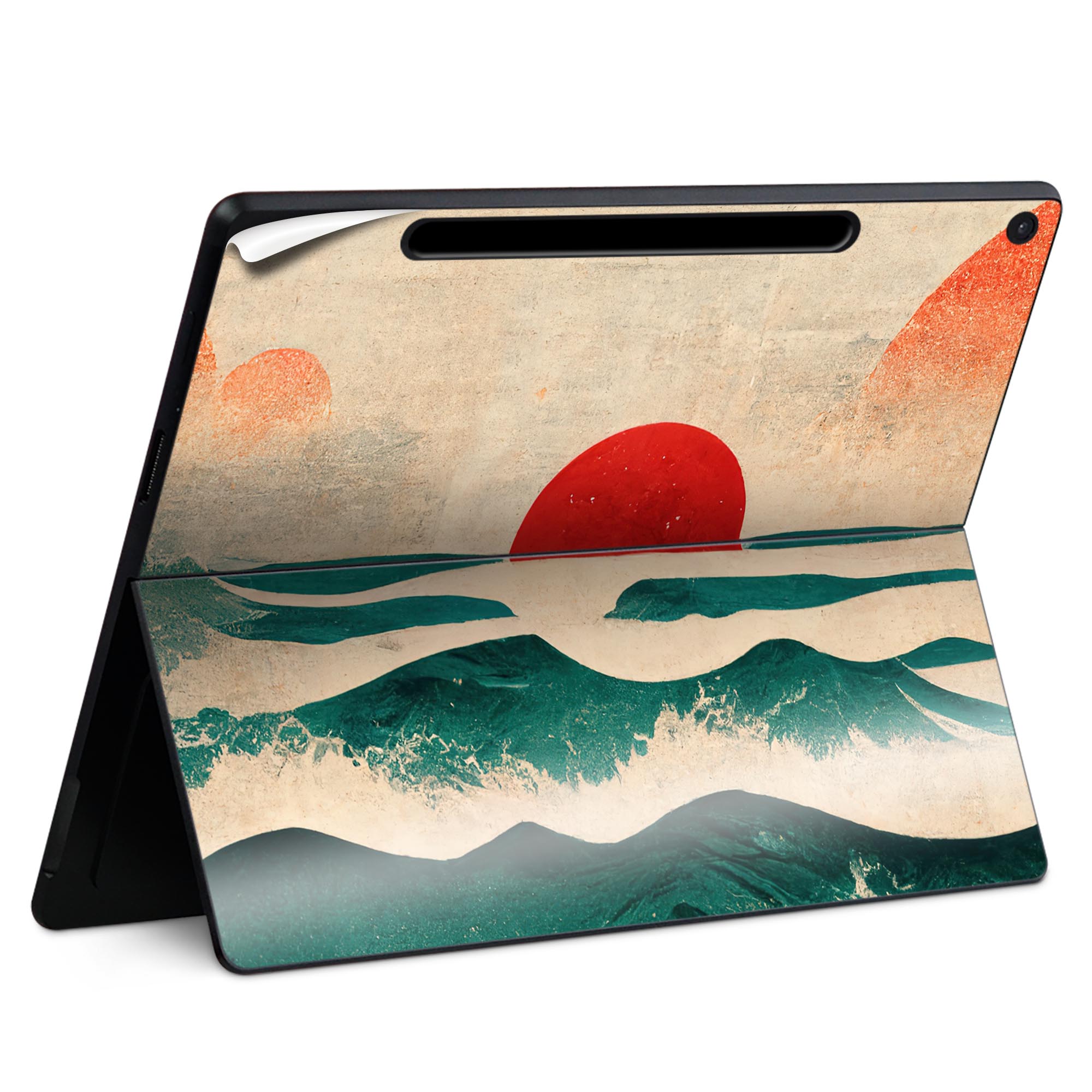 商品特徴・貼るだけでかんたん着せ替え、Surfac Pro 12インチ(2025) 共通対応デザインスキンシール・高精細プリントで写真と遜色のない仕上がり！半光沢シートでしっとりツヤのある表現力・ちょっとしたすり傷からSurface本体を保...