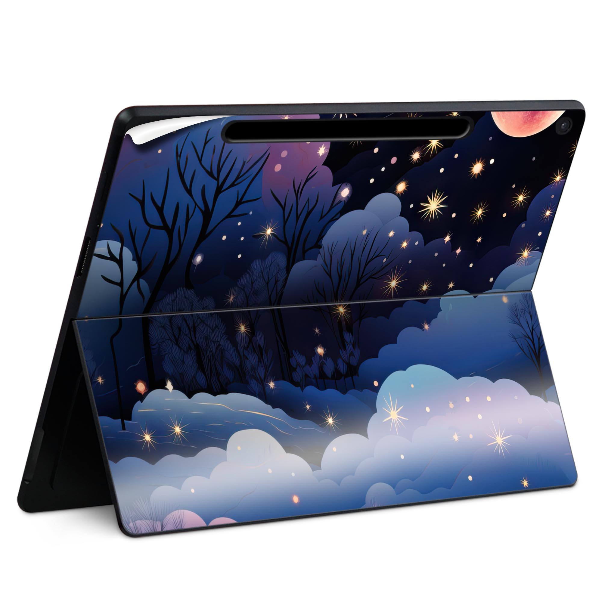 商品特徴・貼るだけでかんたん着せ替え、Surfac Pro 12インチ(2025) 共通対応デザインスキンシール・高精細プリントで写真と遜色のない仕上がり！半光沢シートでしっとりツヤのある表現力・ちょっとしたすり傷からSurface本体を保...