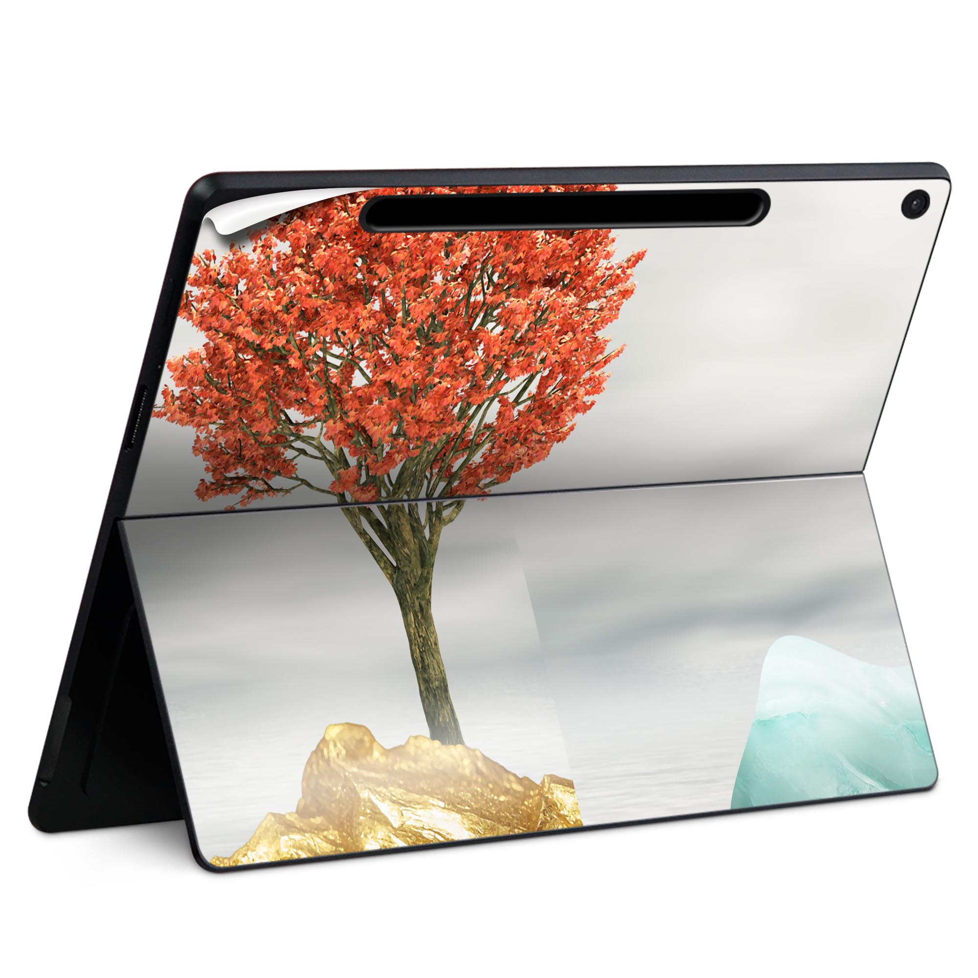 商品特徴・貼るだけでかんたん着せ替え、Surfac Pro 12インチ(2025) 共通対応デザインスキンシール・高精細プリントで写真と遜色のない仕上がり！半光沢シートでしっとりツヤのある表現力・ちょっとしたすり傷からSurface本体を保...