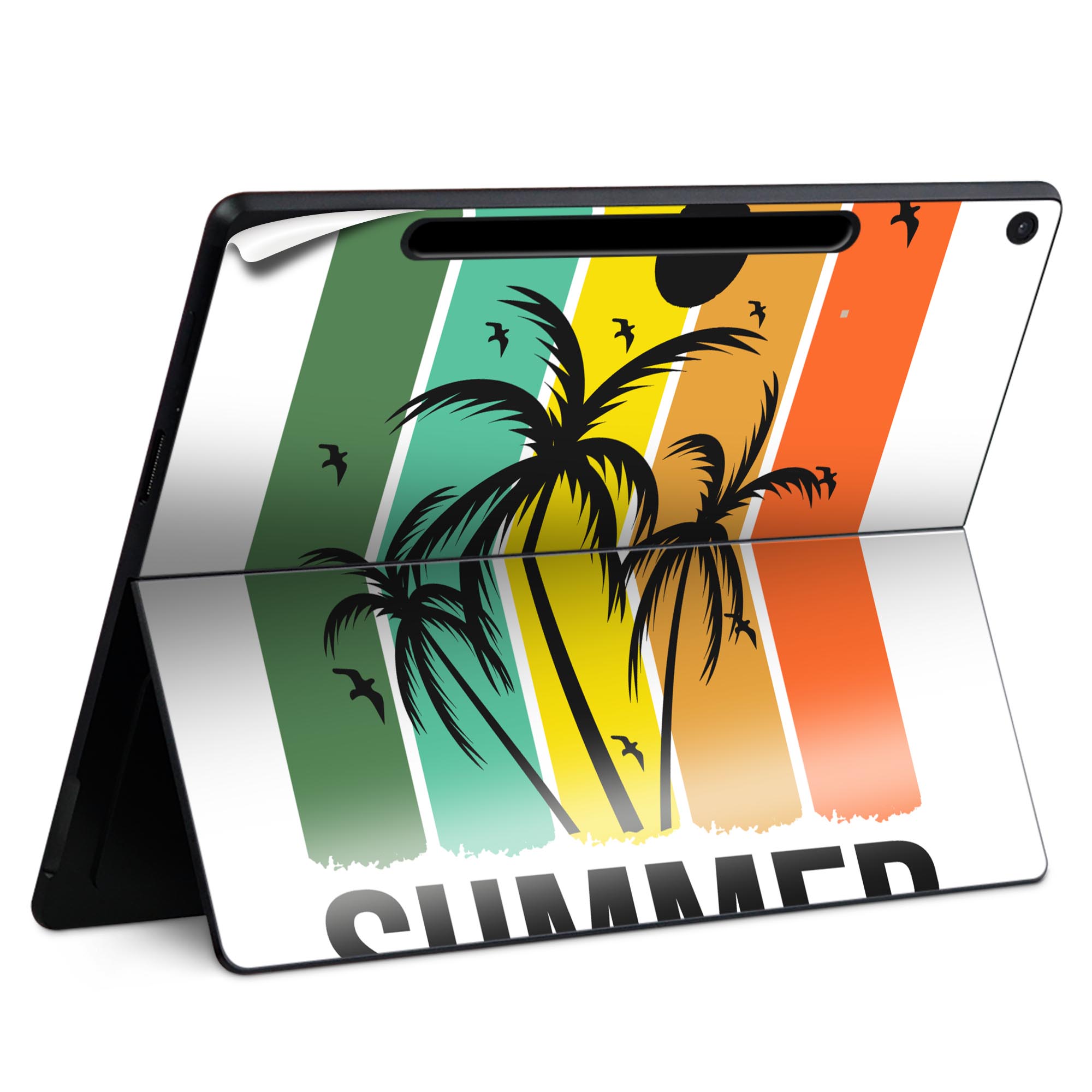 商品特徴・貼るだけでかんたん着せ替え、Surfac Pro 12インチ(2025) 共通対応デザインスキンシール・高精細プリントで写真と遜色のない仕上がり！半光沢シートでしっとりツヤのある表現力・ちょっとしたすり傷からSurface本体を保...