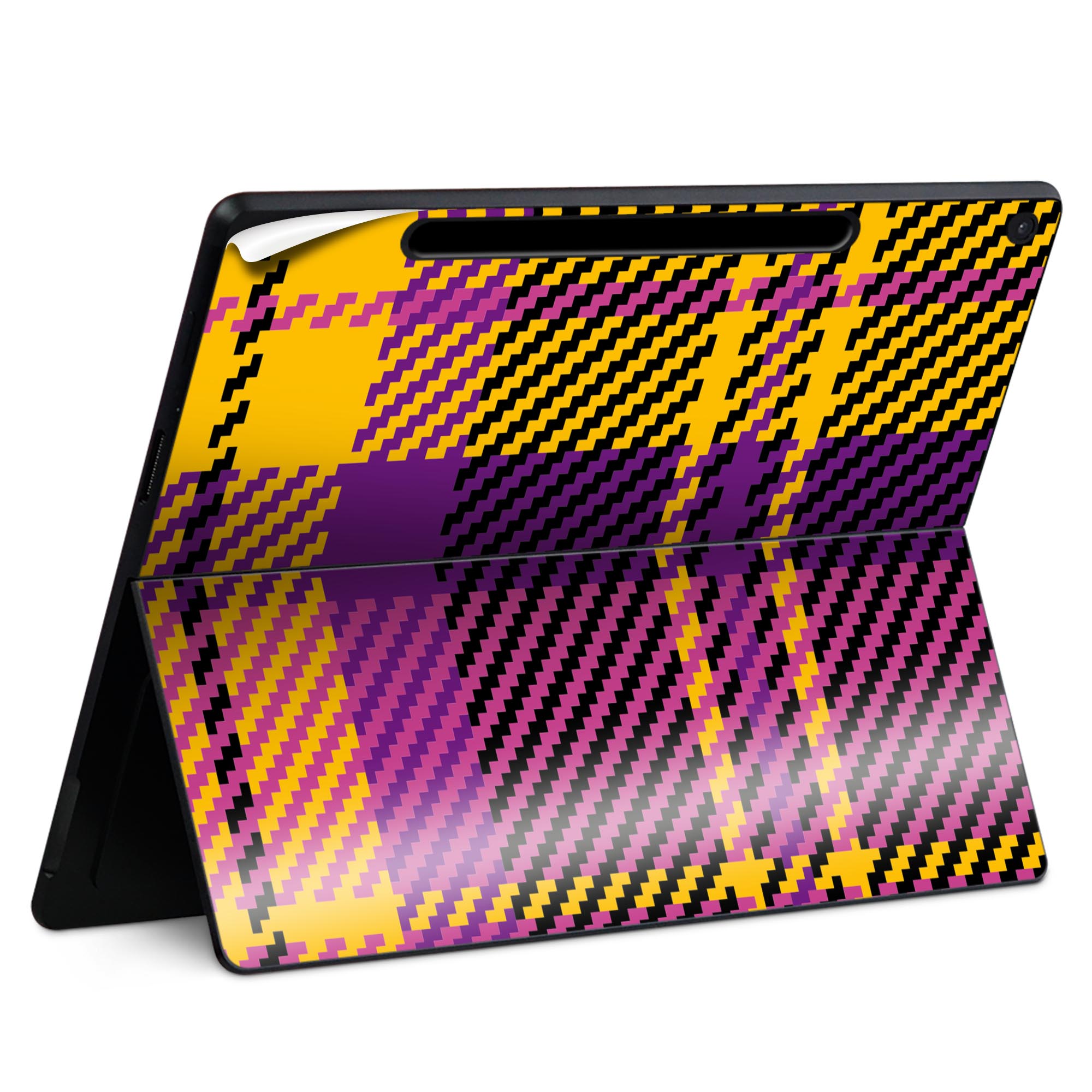 商品特徴・貼るだけでかんたん着せ替え、Surfac Pro 12インチ(2025) 共通対応デザインスキンシール・高精細プリントで写真と遜色のない仕上がり！半光沢シートでしっとりツヤのある表現力・ちょっとしたすり傷からSurface本体を保...