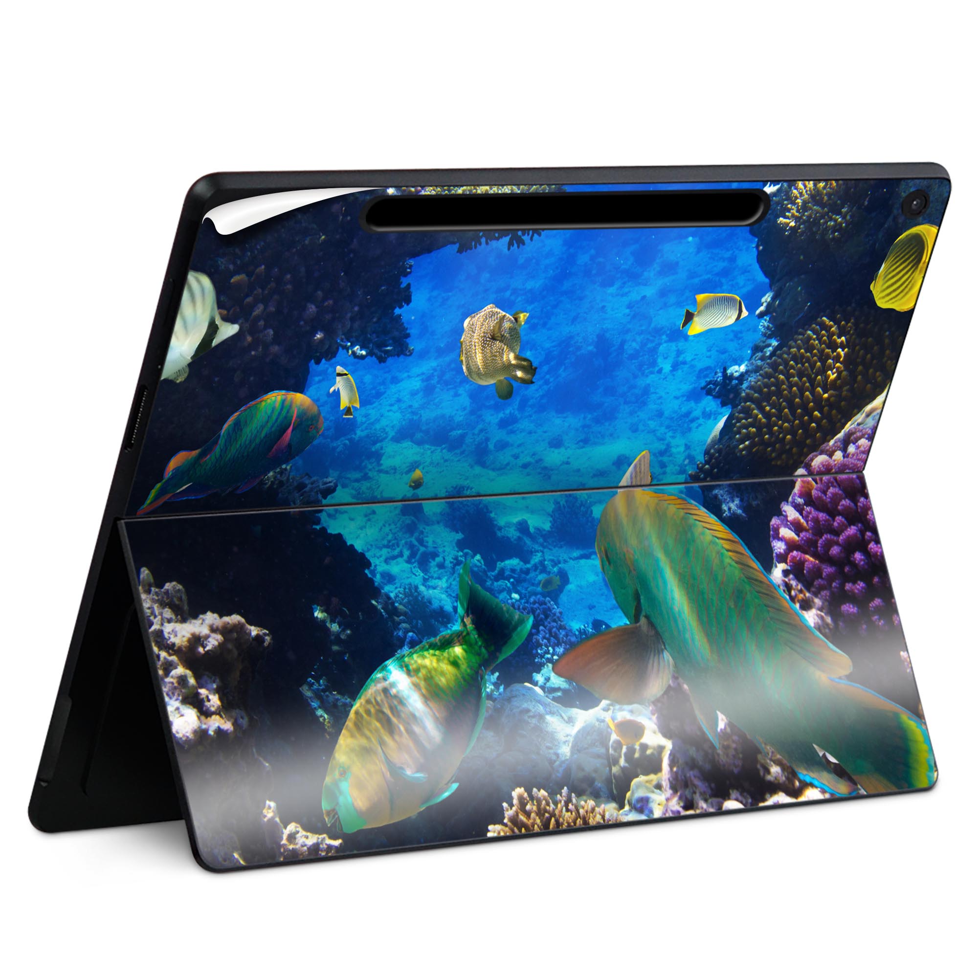 商品特徴・貼るだけでかんたん着せ替え、Surfac Pro 12インチ(2025) 共通対応デザインスキンシール・高精細プリントで写真と遜色のない仕上がり！半光沢シートでしっとりツヤのある表現力・ちょっとしたすり傷からSurface本体を保...