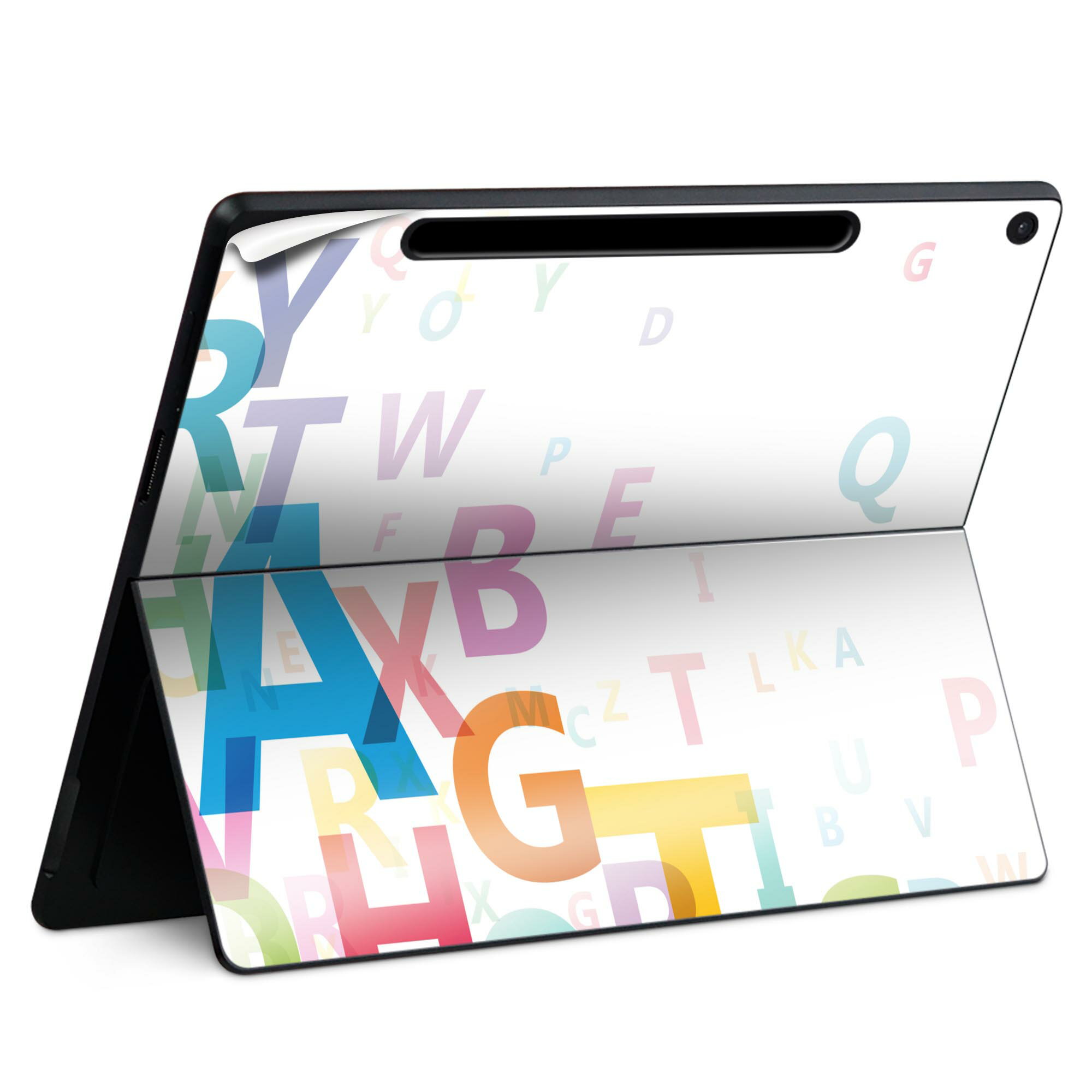 商品特徴・貼るだけでかんたん着せ替え、Surfac Pro 12インチ(2025) 共通対応デザインスキンシール・高精細プリントで写真と遜色のない仕上がり！半光沢シートでしっとりツヤのある表現力・ちょっとしたすり傷からSurface本体を保...