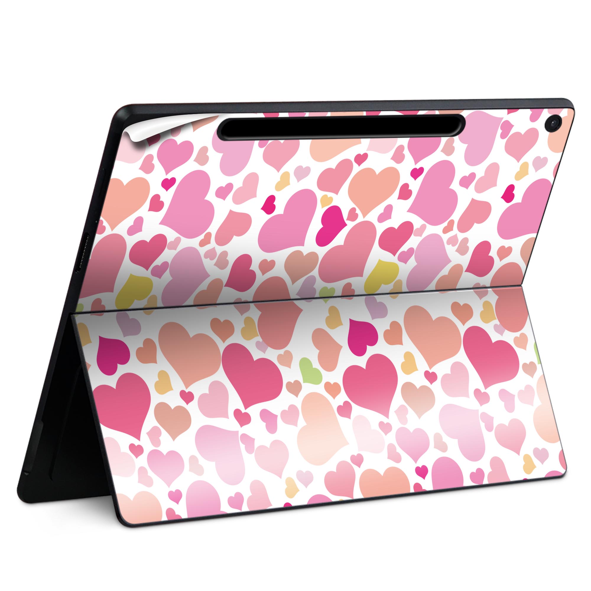 商品特徴・貼るだけでかんたん着せ替え、Surfac Pro 12インチ(2025) 共通対応デザインスキンシール・高精細プリントで写真と遜色のない仕上がり！半光沢シートでしっとりツヤのある表現力・ちょっとしたすり傷からSurface本体を保...